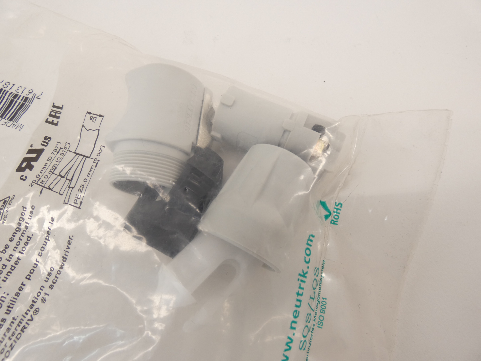 *Lot of 5* Neutrik NAC3FCB Type B PowerCon Connector 20A 250VAC 12 AWG ...