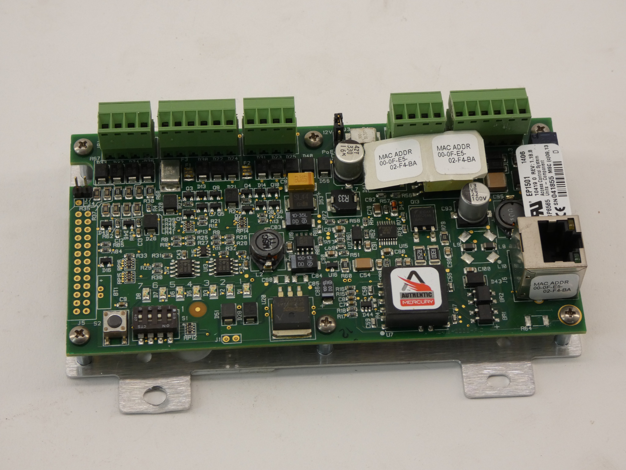 Mercury Honeywell EP1501 PW6K1ICE Access Control System Unit Rev 1.18.8 ...