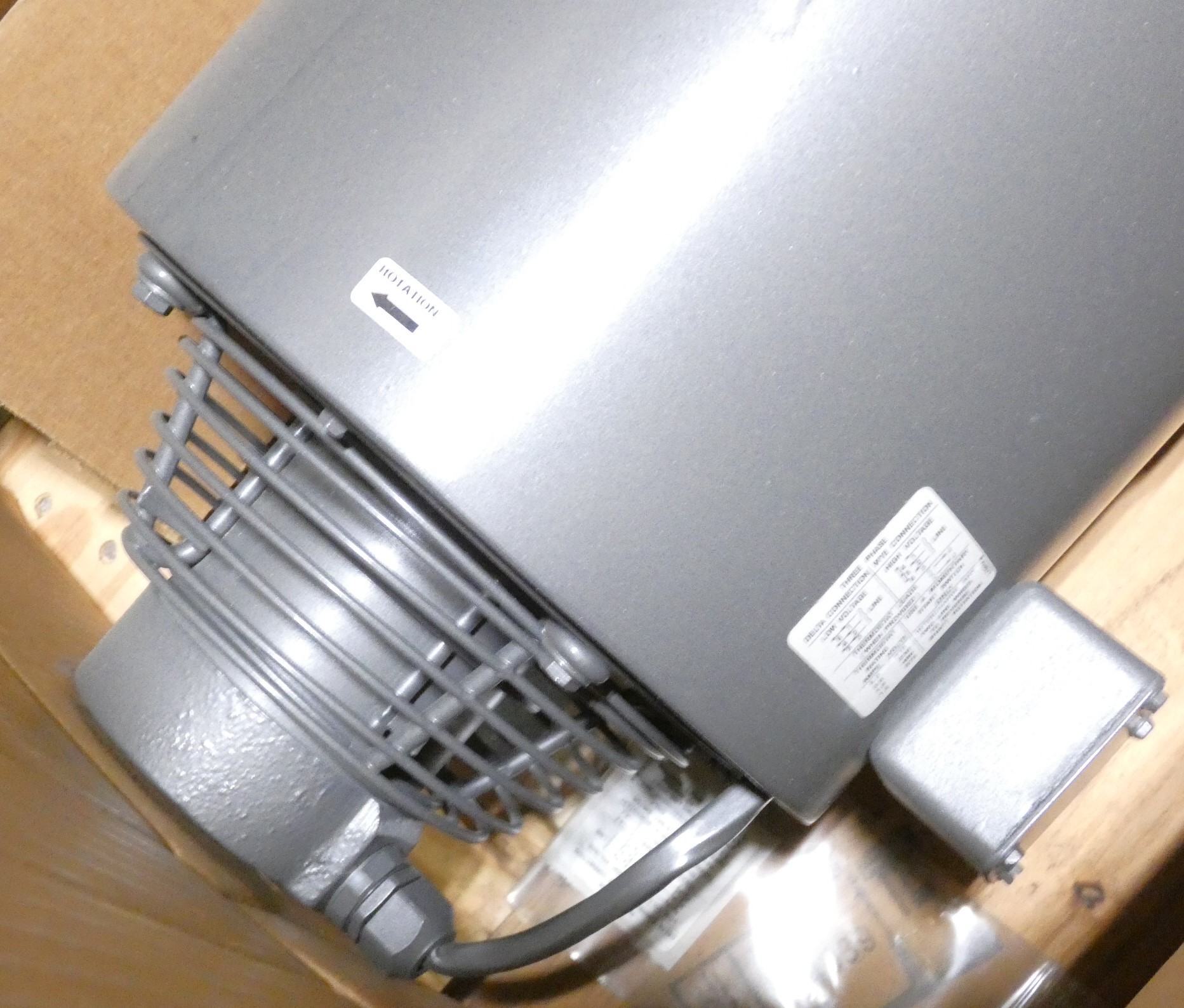 7.5HP Reliance Baldor IDM3770T Inverter Duty Motor 1770RPM 213TC 3PH ...