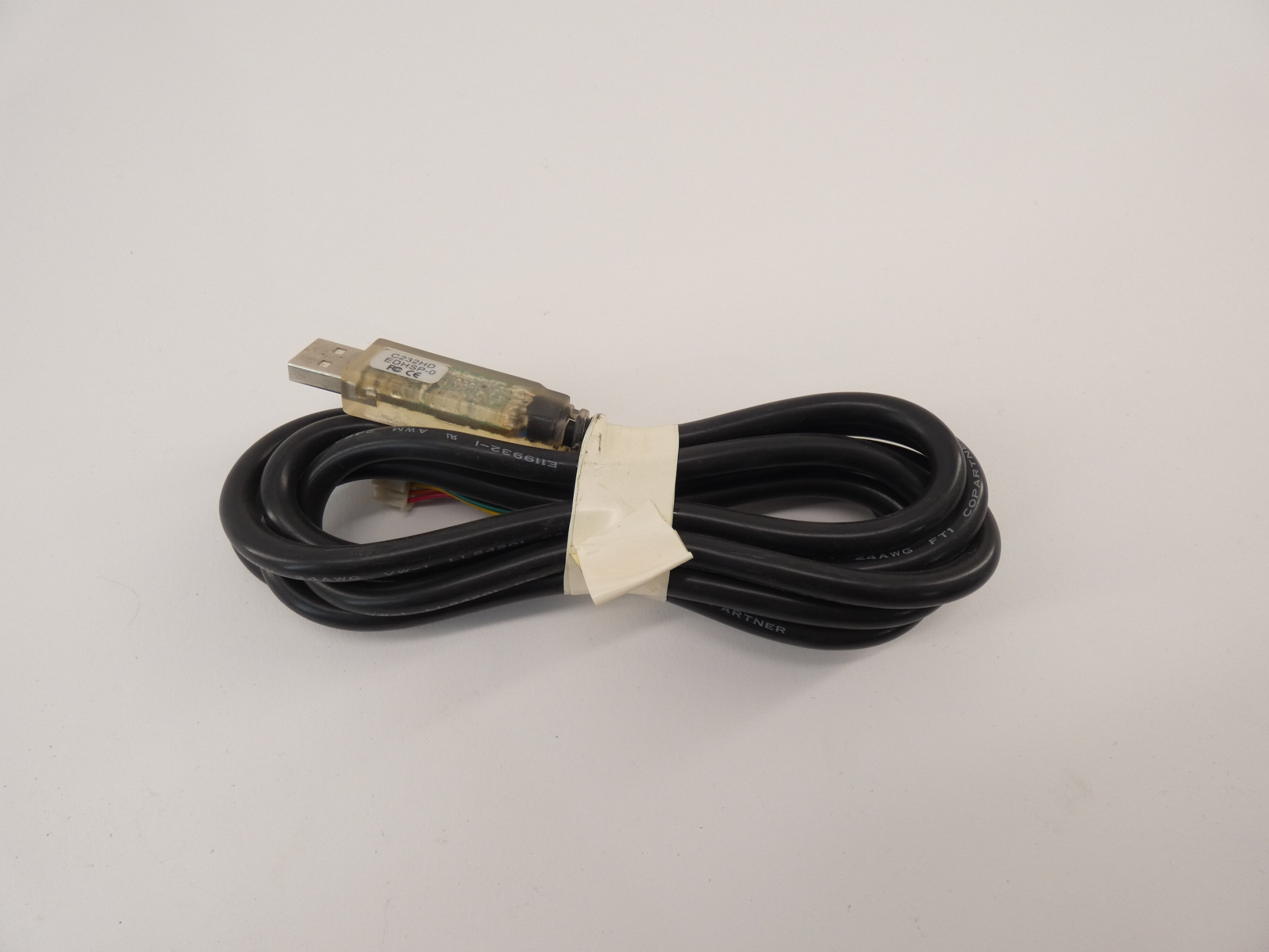 C232HD-EDHSP-0 USB Adapter Cable E119932-1 300V 24AWG VW-1 LL84201 ...