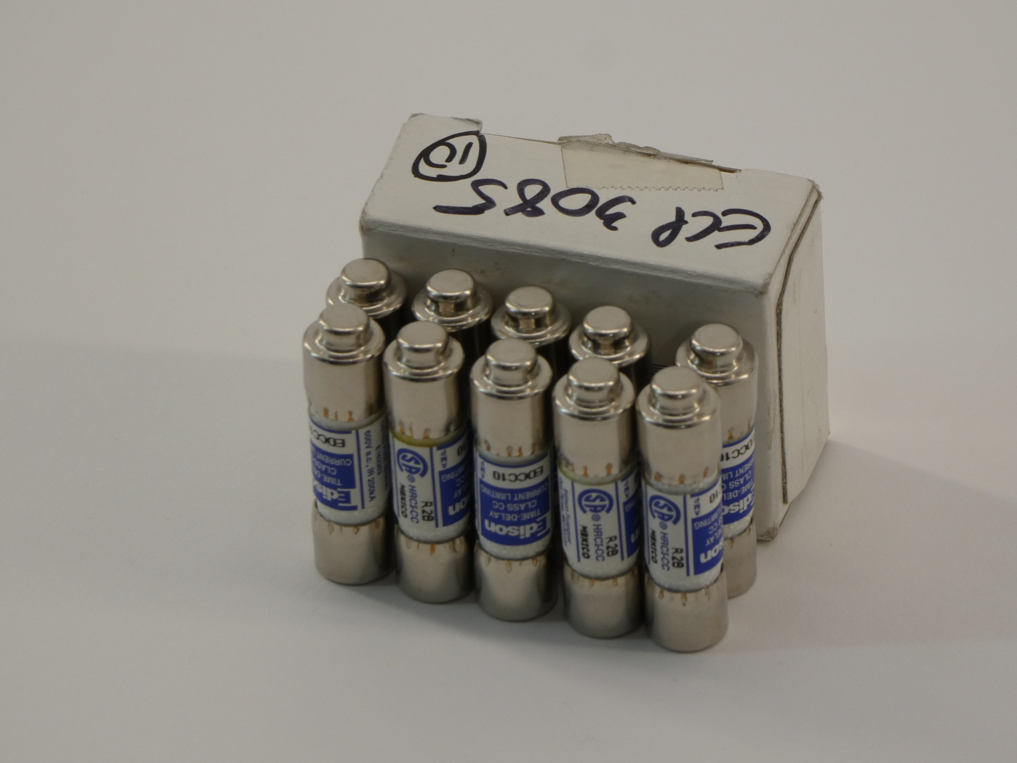*Lot of 10* Edison EDCC10 Time Delay Fuse 600V 10A – GPM Surplus