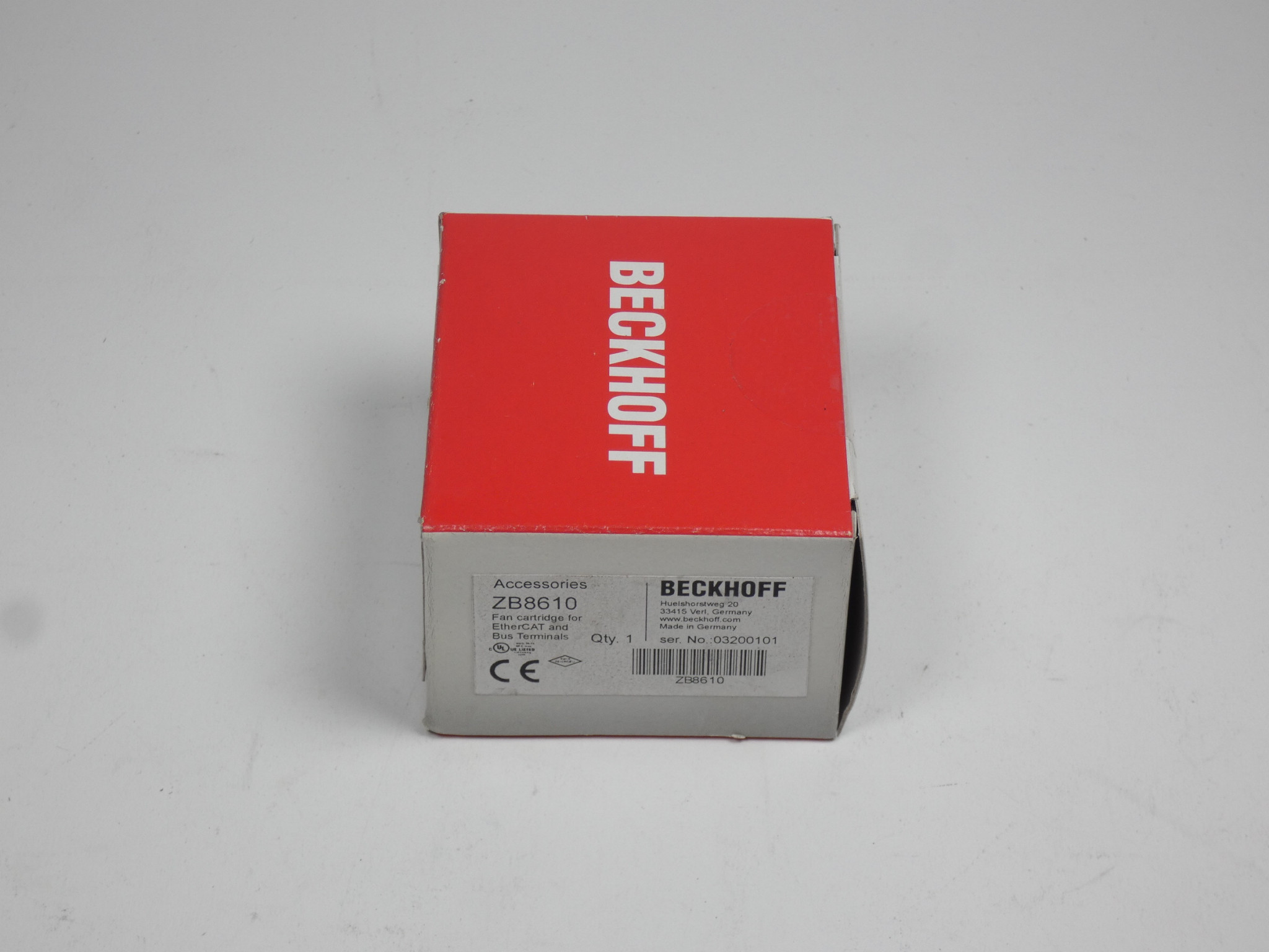 Beckhoff ZB8610 Fan Cartridge for EtherCAT Bus Terminal – GPM Surplus