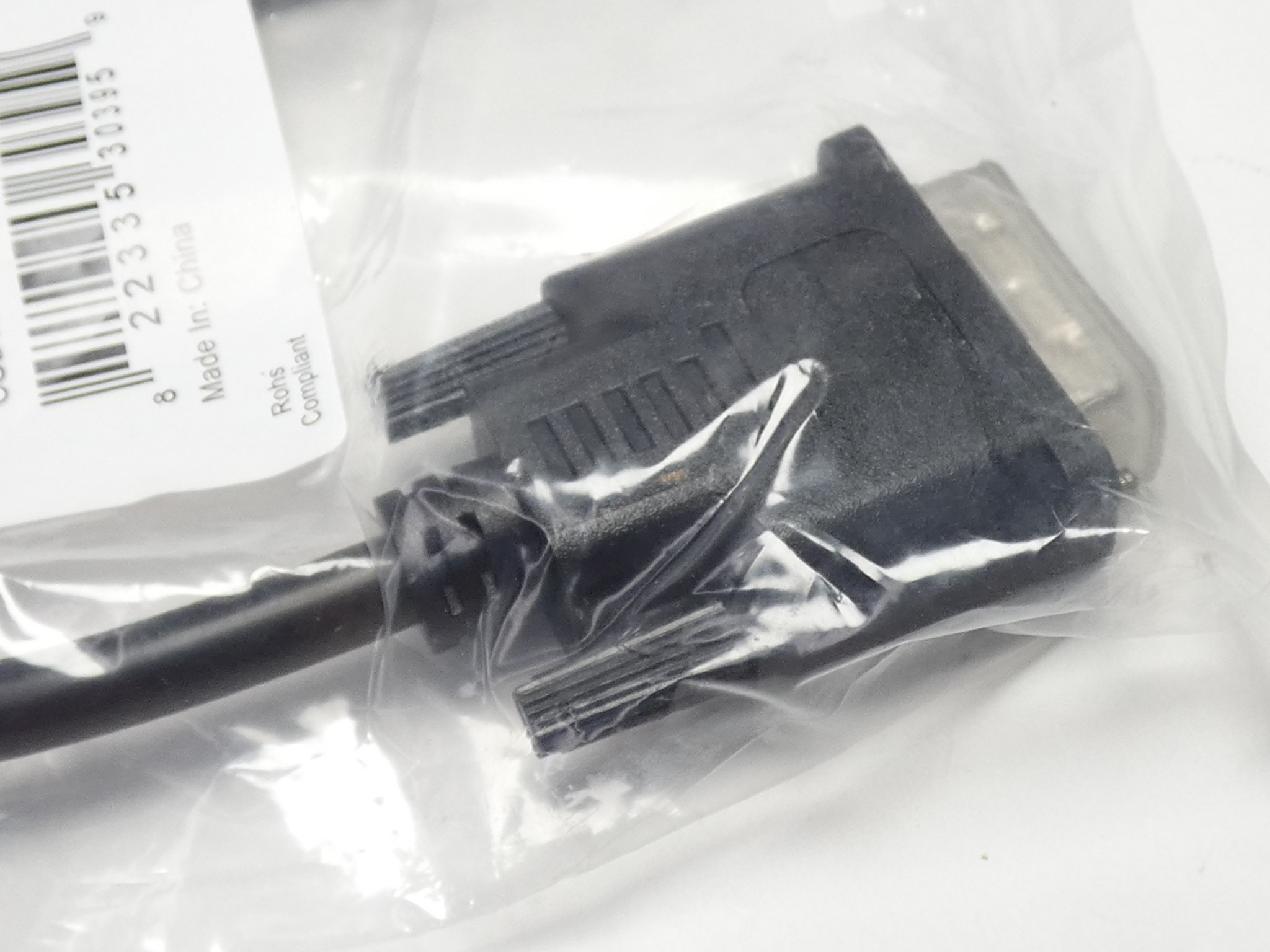 L-Com CGDVIMM-1 Cable DVI-D Plug Black 1Ft – GPM Surplus