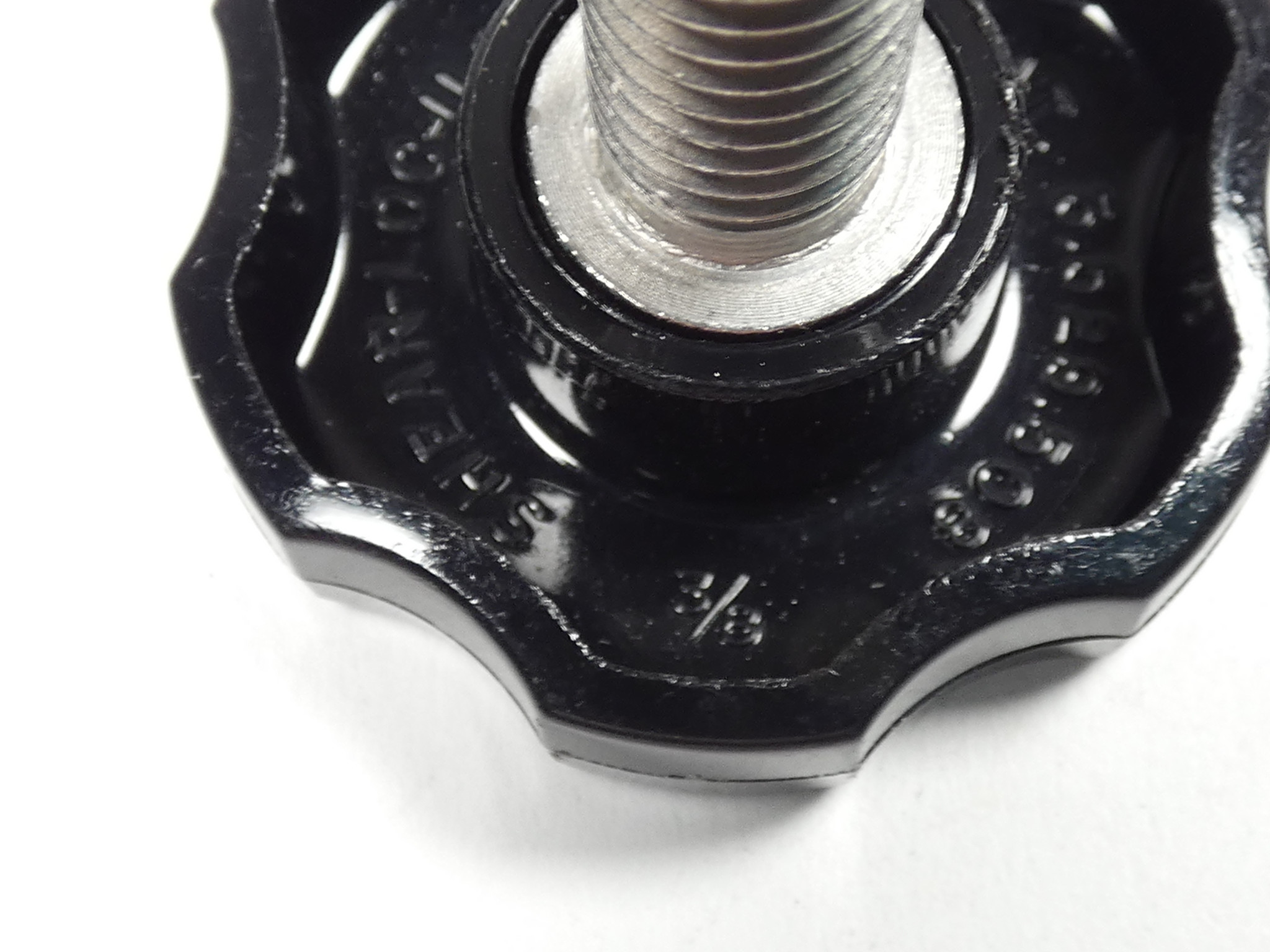 *Lot of 16* Shear-Loc 3/8″ Thumb Screw Knob Assembly Black Rosette ...
