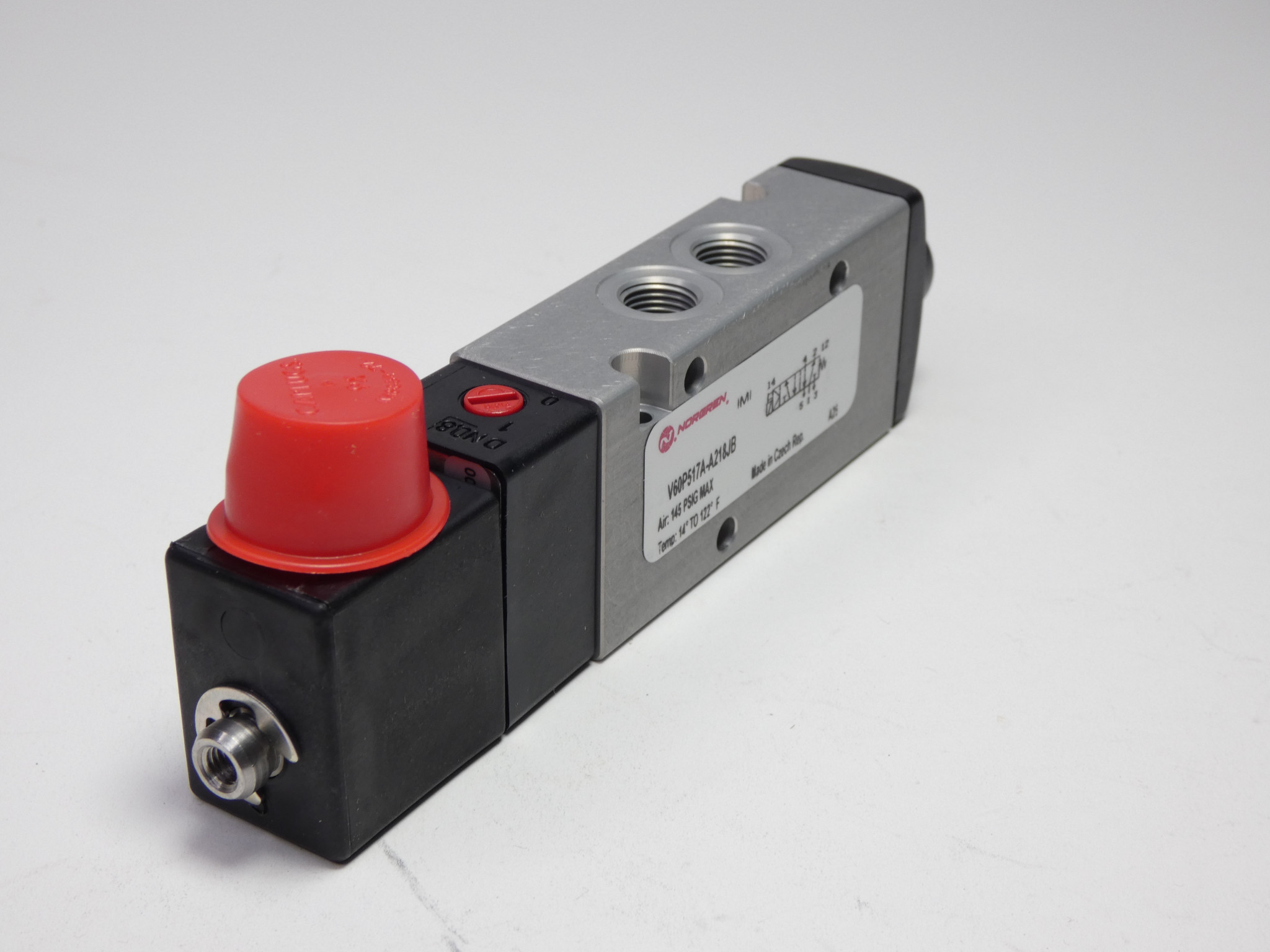 Norgren V60P517A-A218JB Solenoid Valve 110 VAC V60P517AA218JB – GPM Surplus
