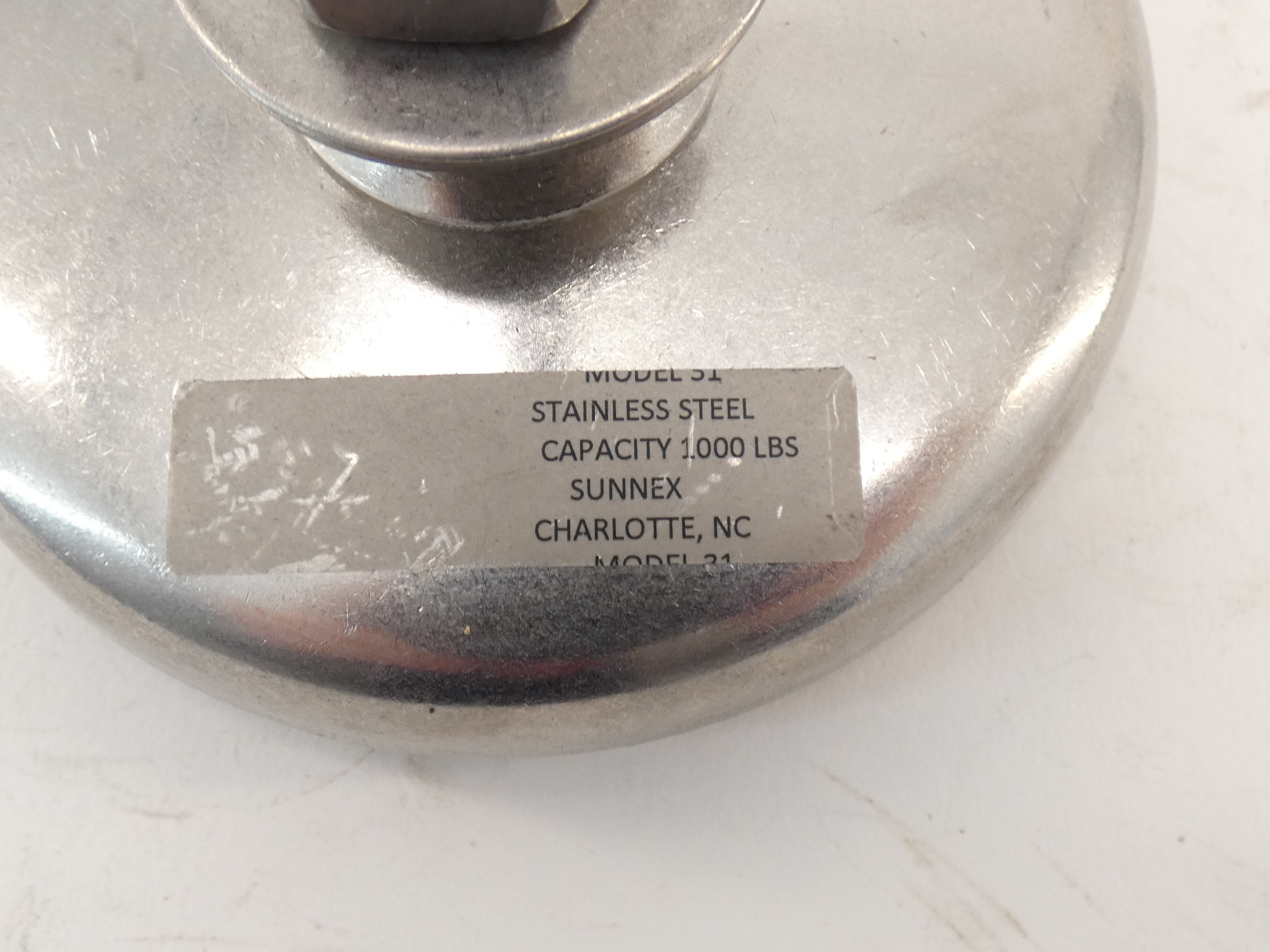 Sunnex Model 31 Stainless Steel Stud 1,000 Capacity – GPM Surplus