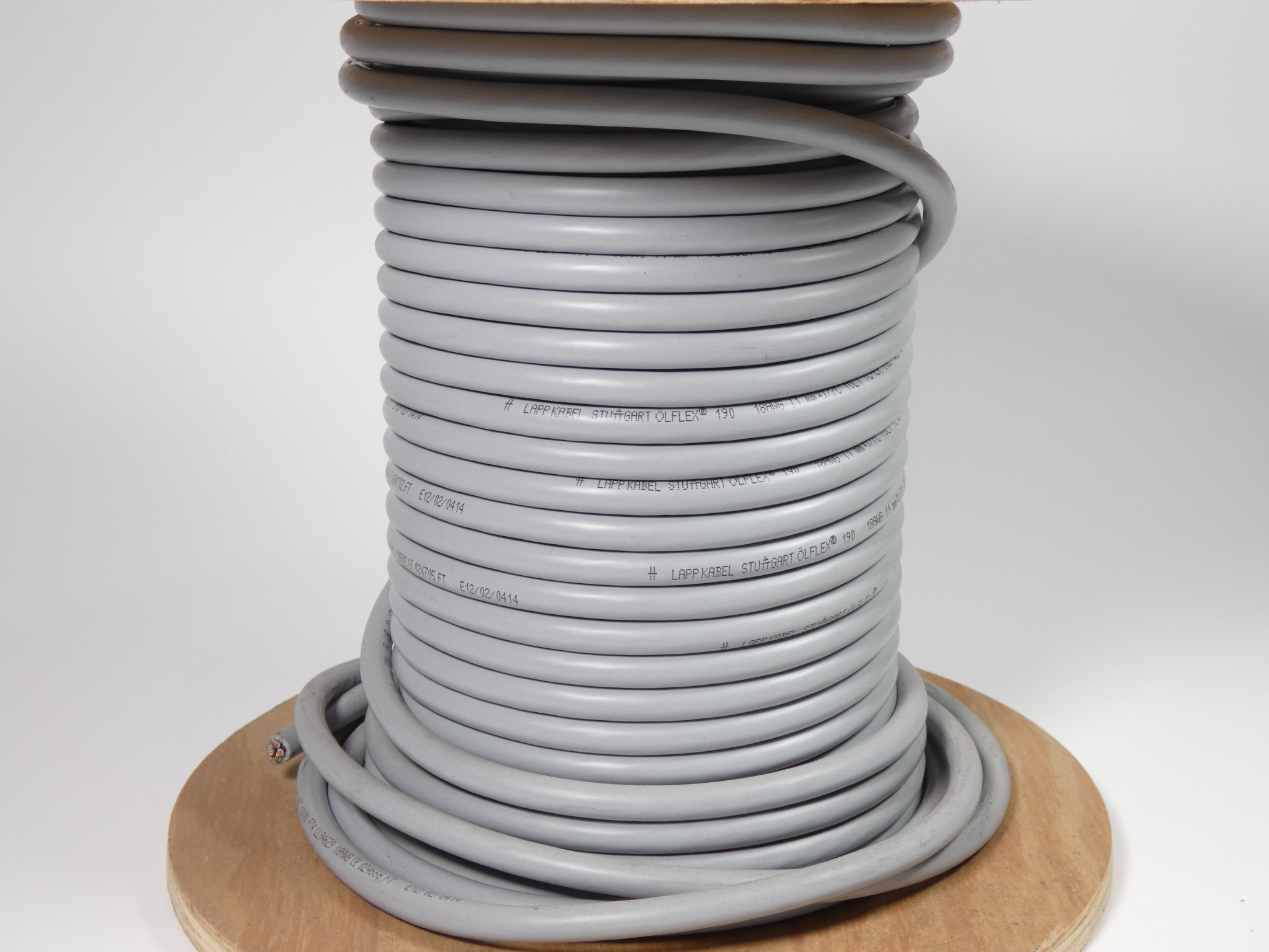 601807 Olflex 190 Flexible Power Control Gray Cable 18AWG 7C Multi ...