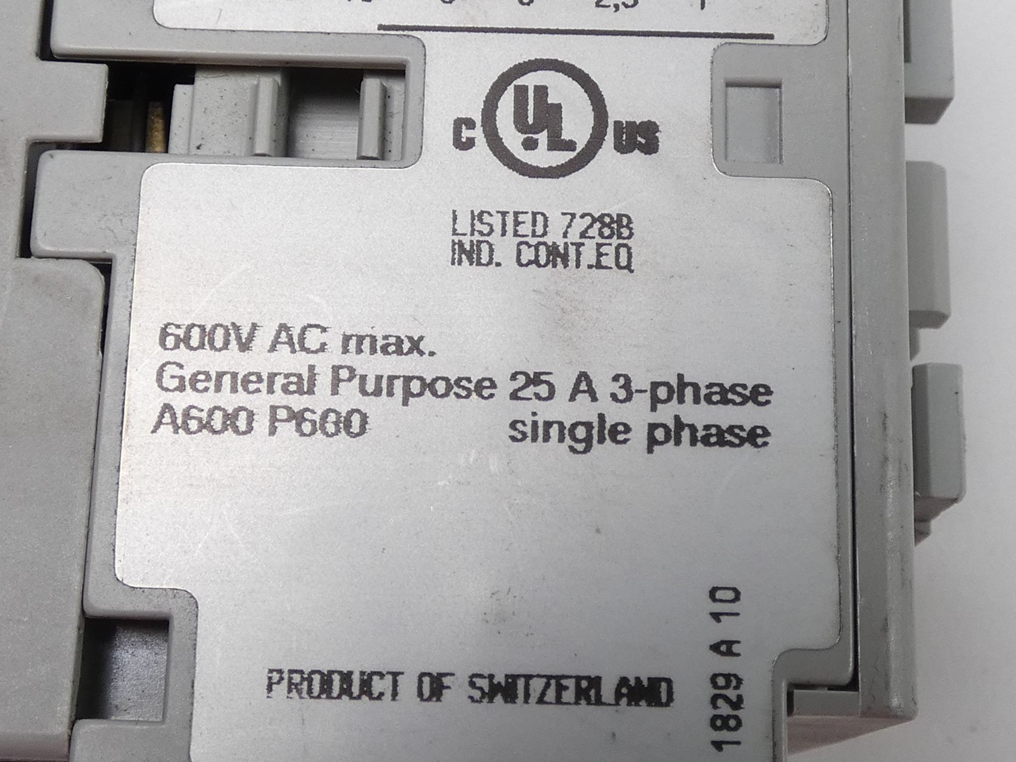 Allen-Bradley 700-CF310E Safety Control Relay 600VAC 24VDC Coil Ser.A ...