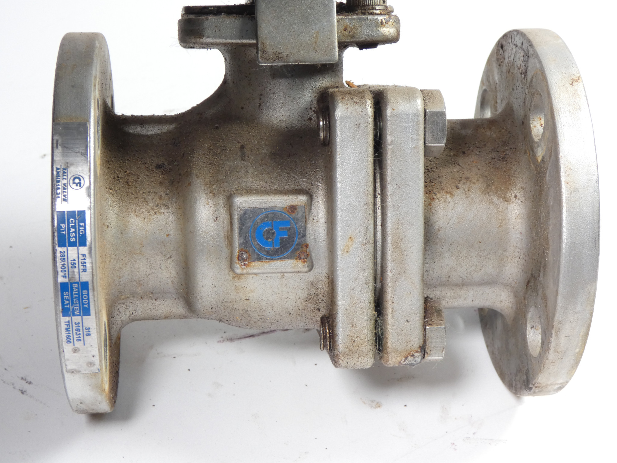CF F15FR 1-1/2″ Flanged Ball Valve Class 150 CF8M ANSIB16.34 – GPM Surplus
