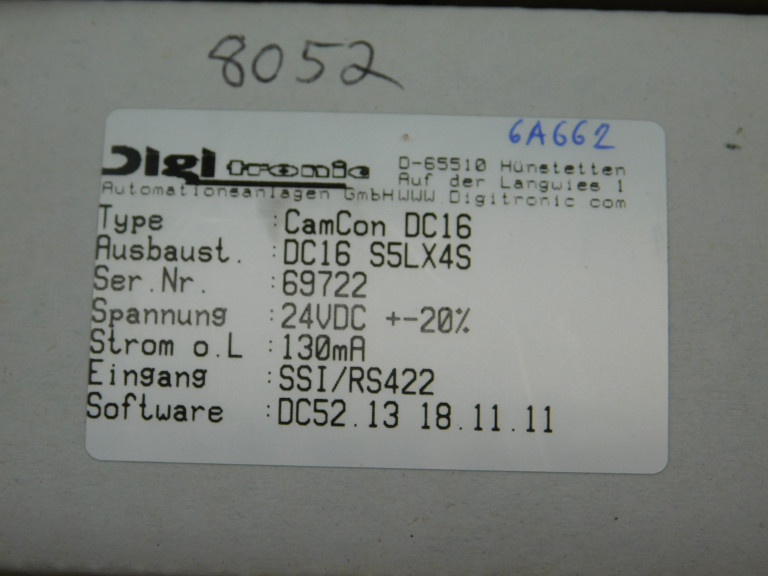 Digitronic DC16 S5LX4S CamCon Module 24VDC – GPM Surplus