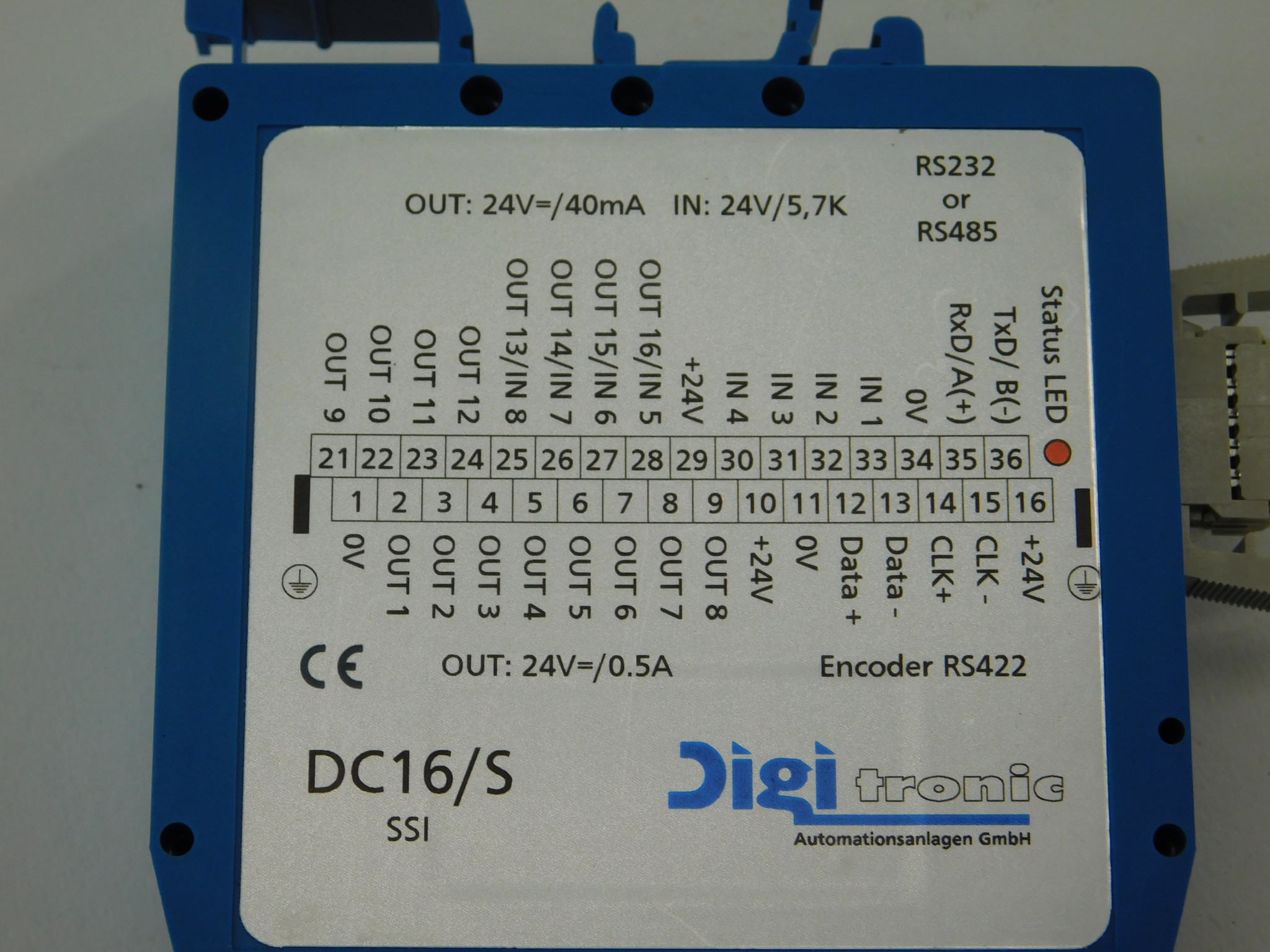 Digitronic DC16 S5LX4S CamCon Module 24VDC – GPM Surplus