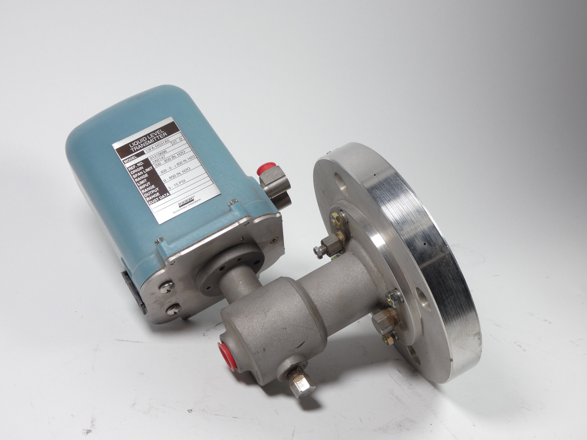 Foxboro 13FA-HS31A5 Flanged Liquid Level Transmitter 200-850 in.H2O 3 ...