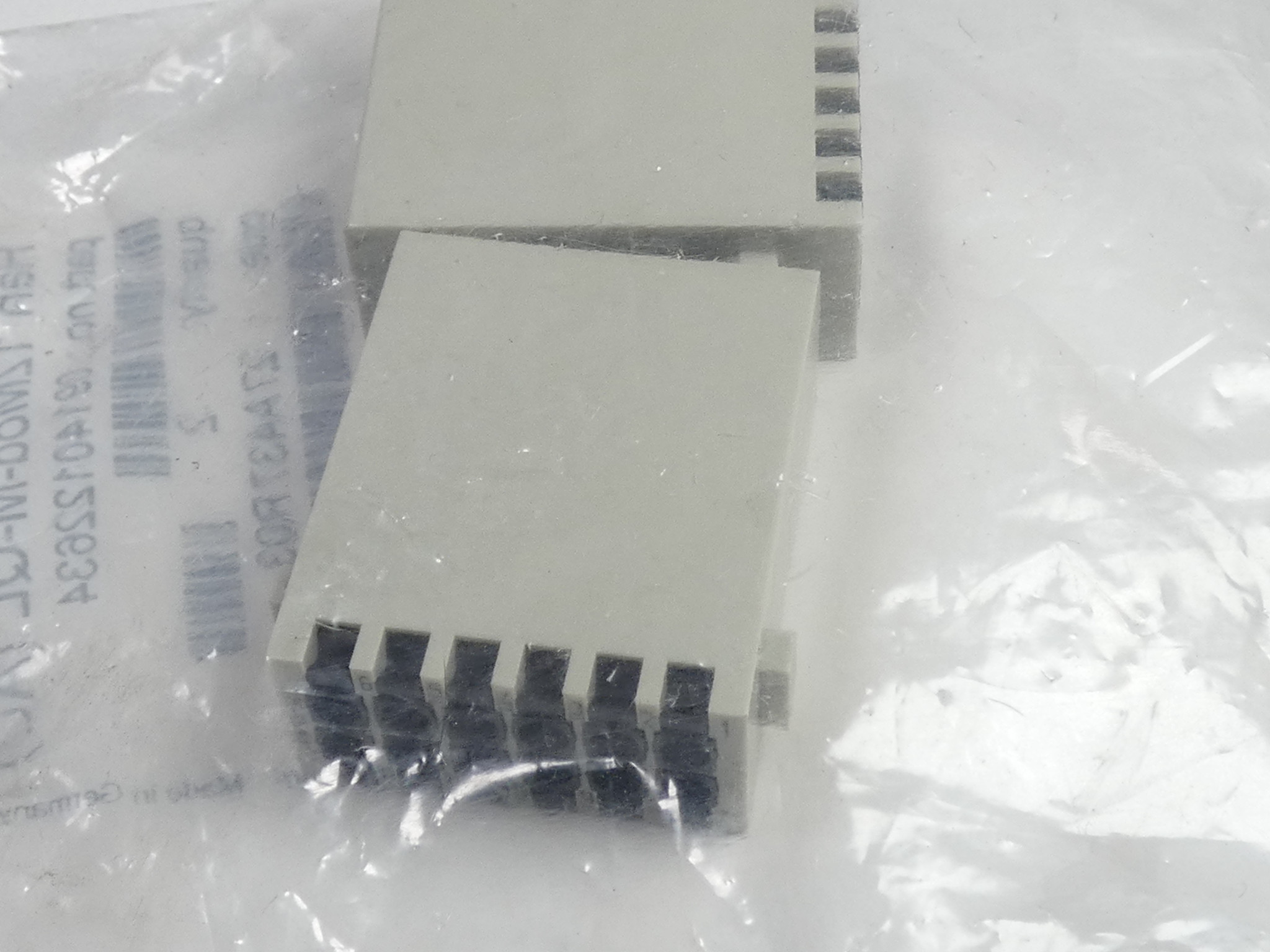 *Lot of 2* Harting 09140122634 Han DD Male Quick-Lock Module Connector ...
