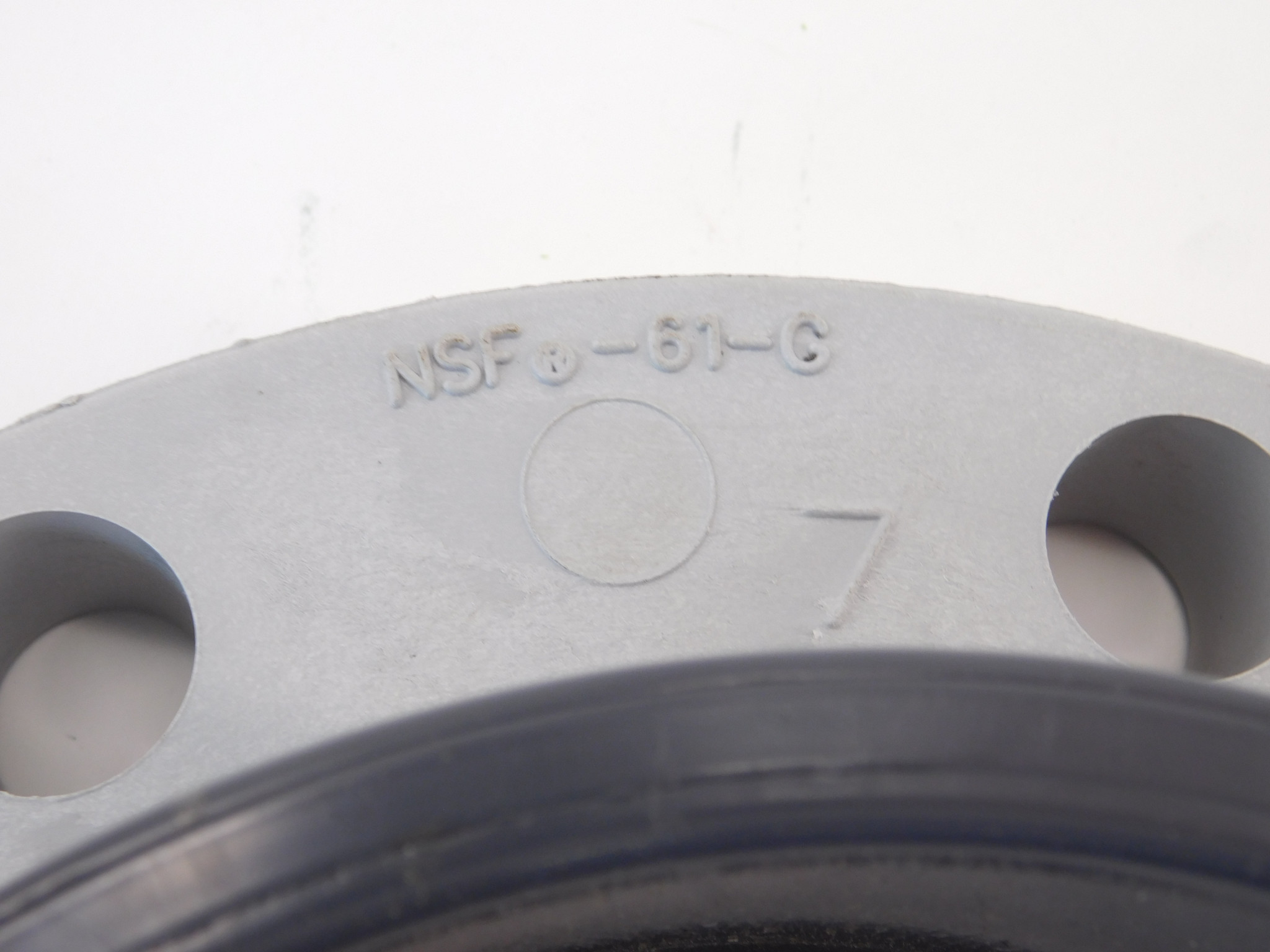 Spears 854-060 6″ Van Stone Flange Coupling Glass Filled PVC Ring Class ...