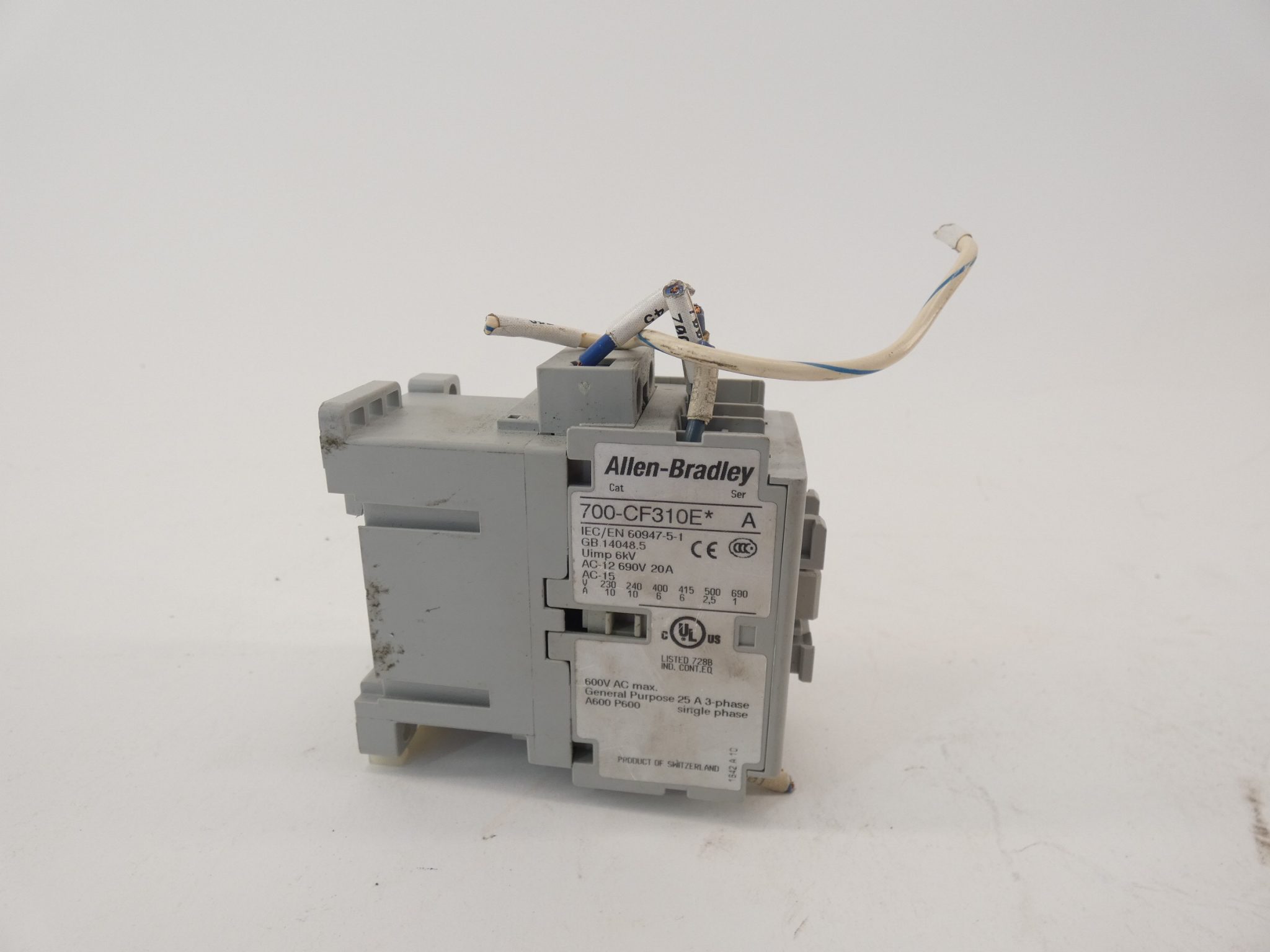 Allen-Bradley 700-CF310E Control Relay 600V 25A – GPM Surplus