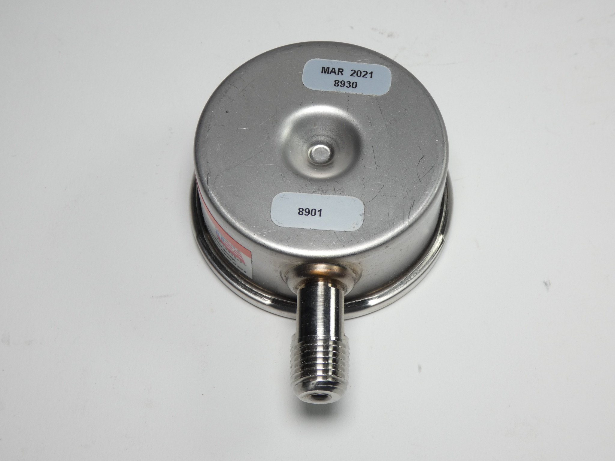 Ashcroft 63-1008-SL-02L-100 Pressure Gauge 2.5″ Face Dial 0-100PSI 1/4 ...
