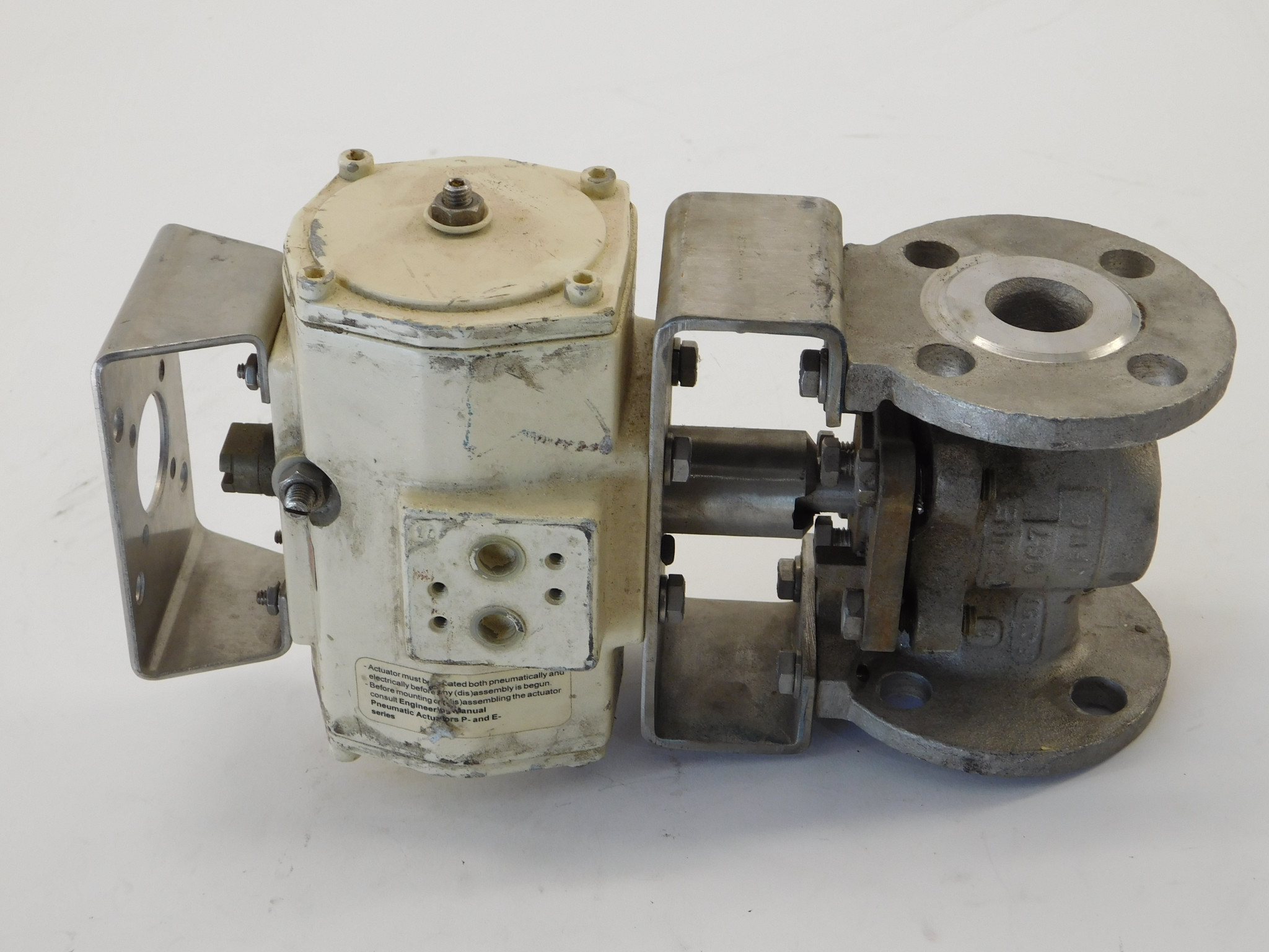 EL-O-Matic Pneumatic Actuator W/ Tufline 067 1″ Sleeved Plug Valve ...