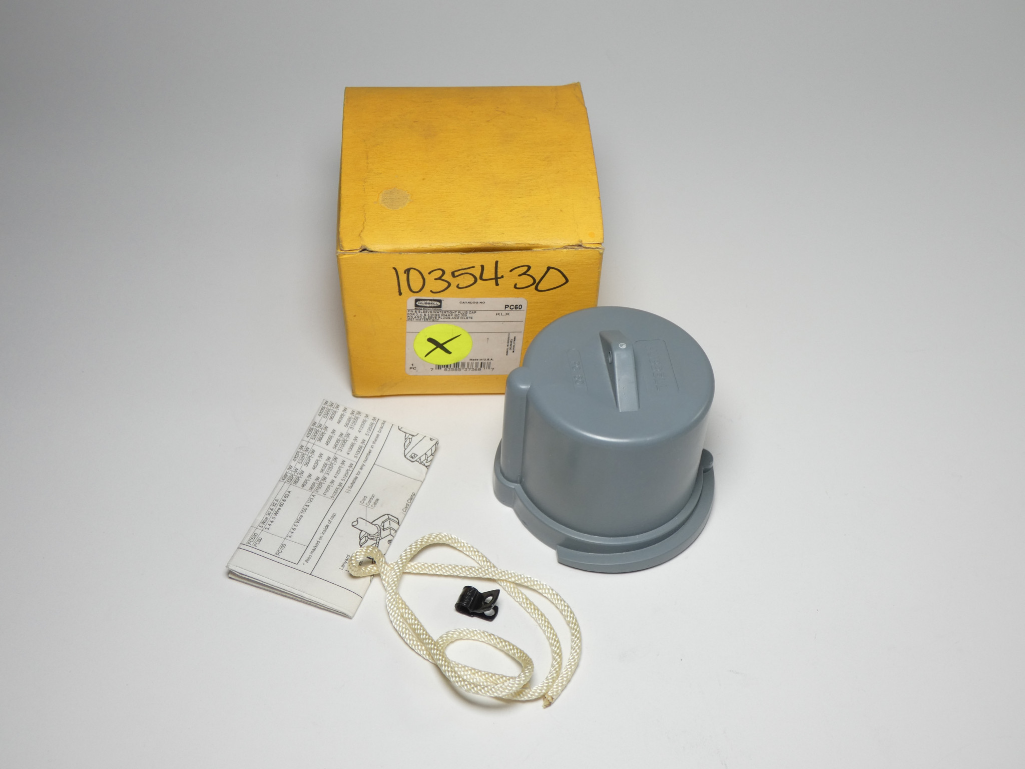 Hubbell PC60 Pin & Sleeve Watertight Plug Cap – GPM Surplus