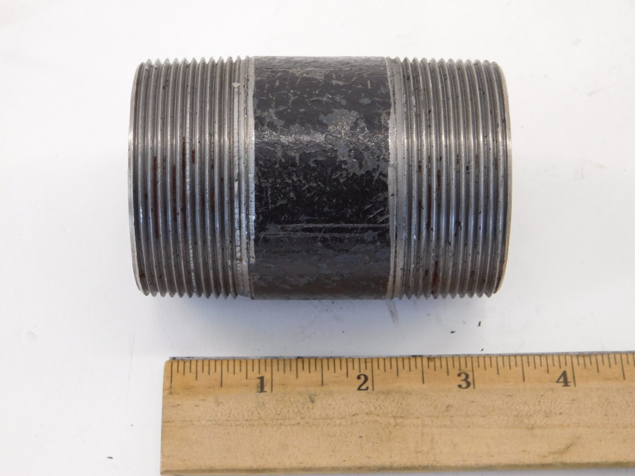 McMaster-Carr 44615K559 3-1/2″ Long Wall Steel Pipe Threaded Both Ends ...