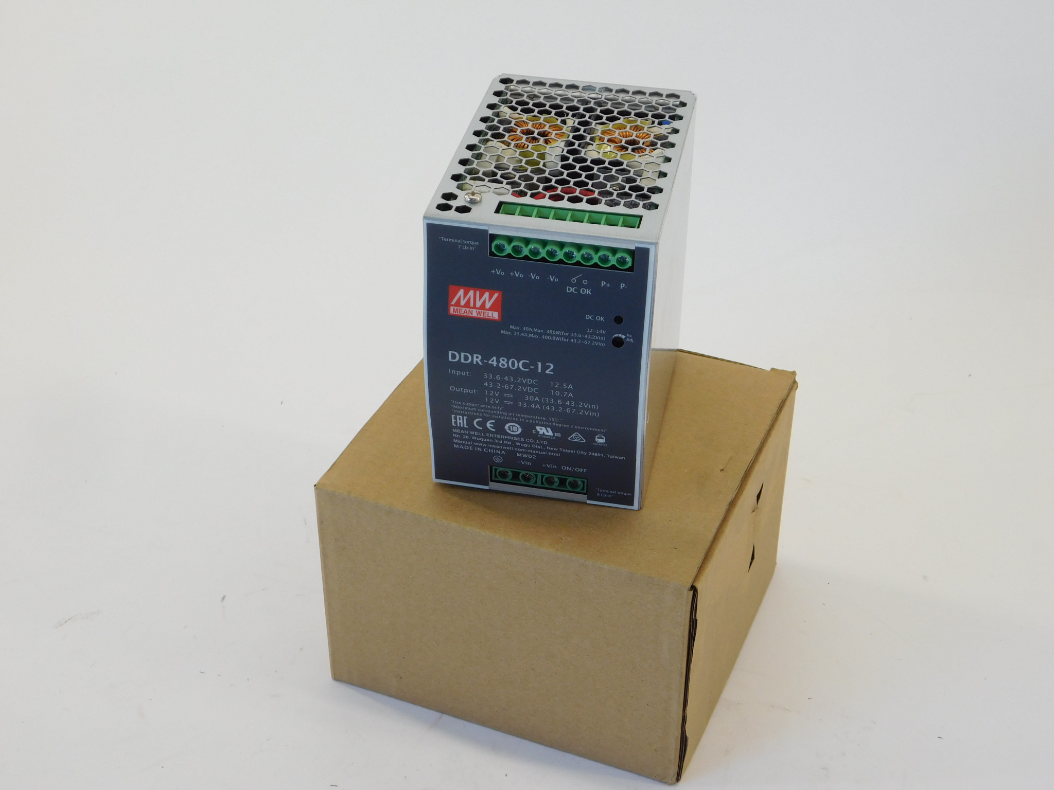Mean Well DDR-480C-12 DC-DC Converter – GPM Surplus