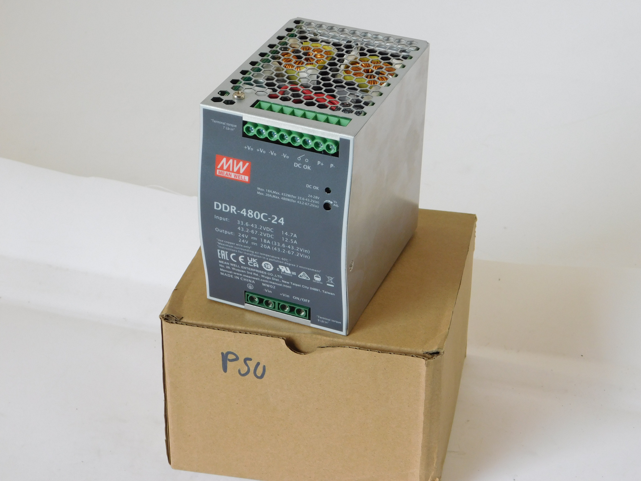 Mean Well DDR-480C-24 DC-DC Converter – GPM Surplus