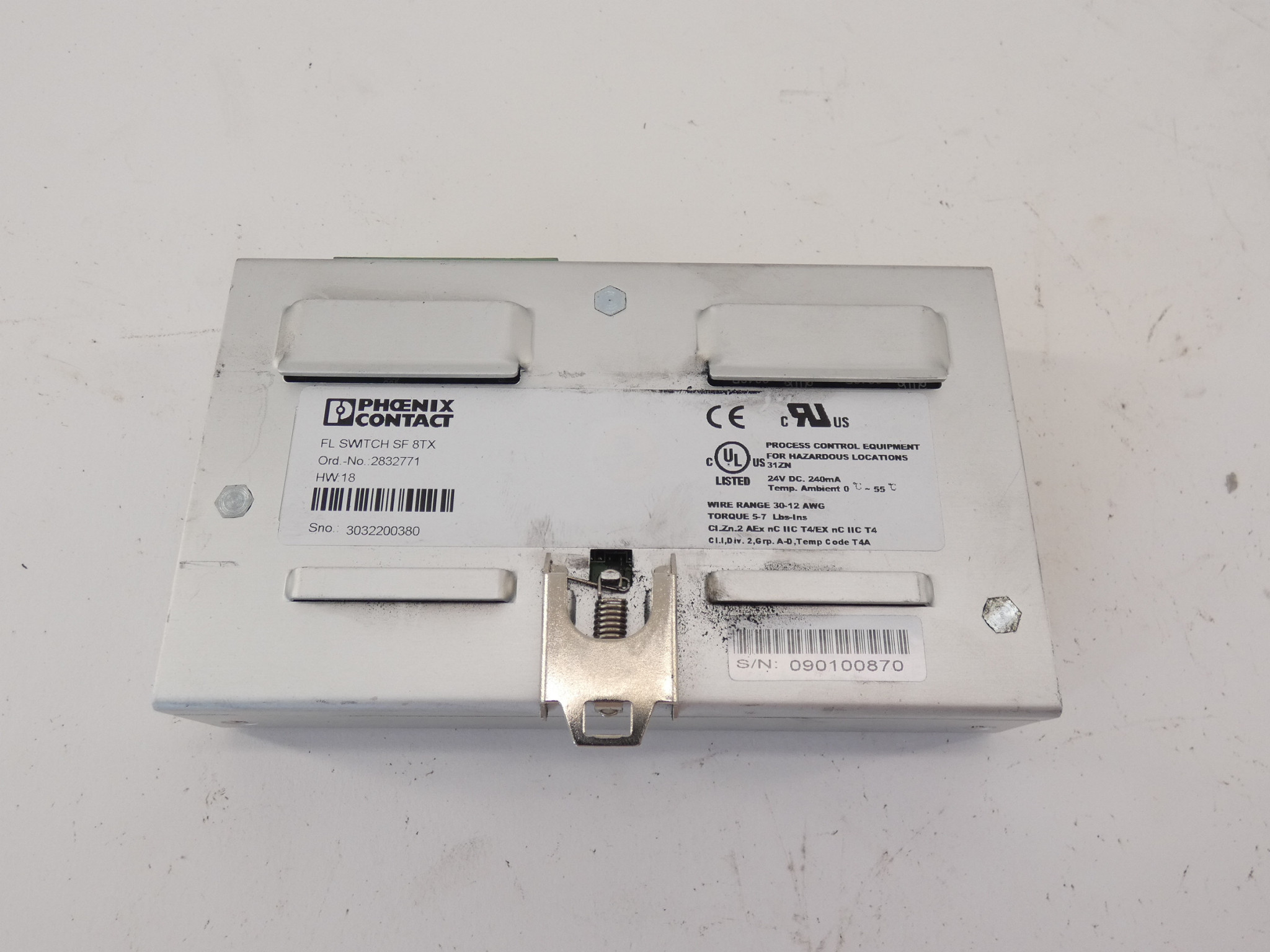 Phoenix Contact 2832771 Ethernet FL Switch SF 8TX 24V – GPM Surplus