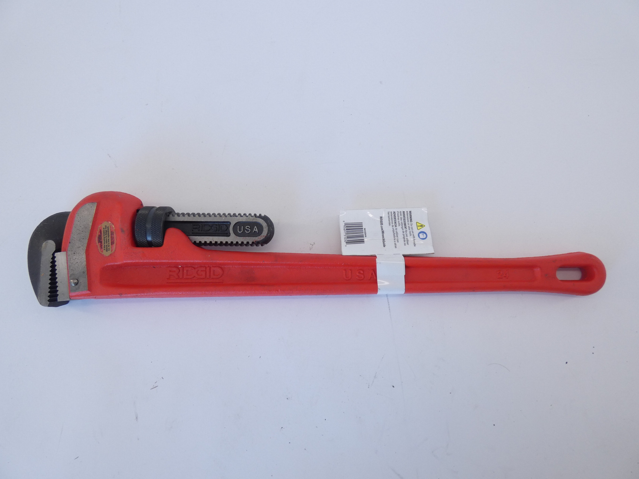 Ridgid 31030 Model 24 Heavy Duty 24″ Pipe Wrench 3″ Pipe Capacity – GPM ...