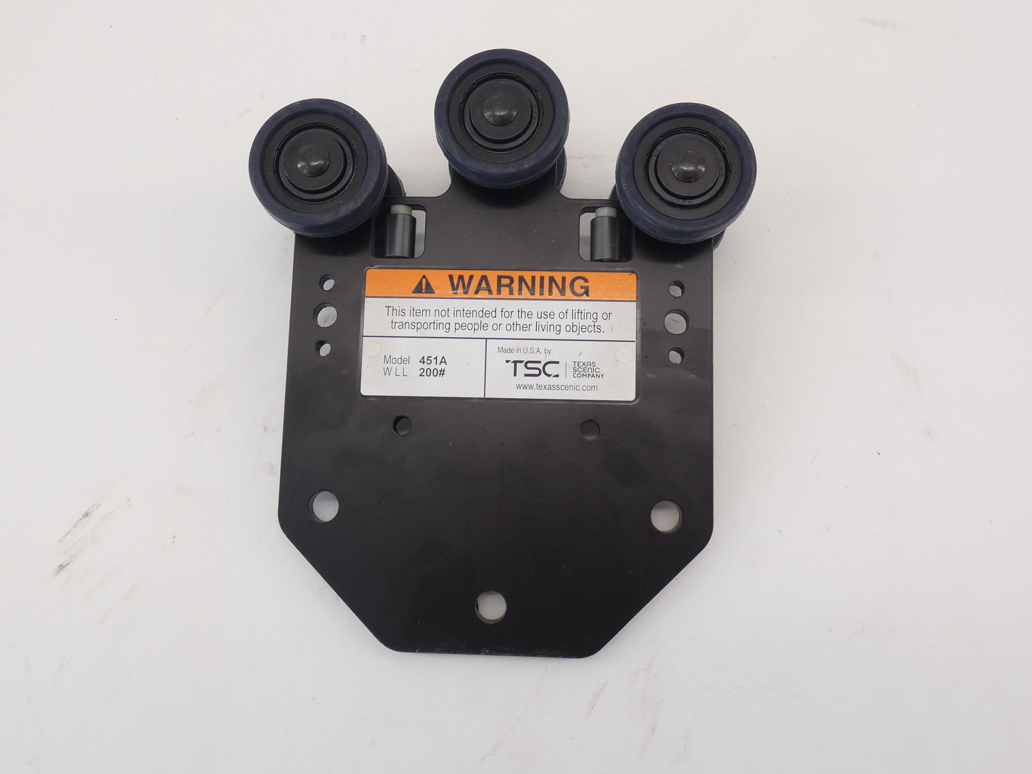 TSC 415A Carrier Black Aluminum Track Hardware WLL 200 – GPM Surplus