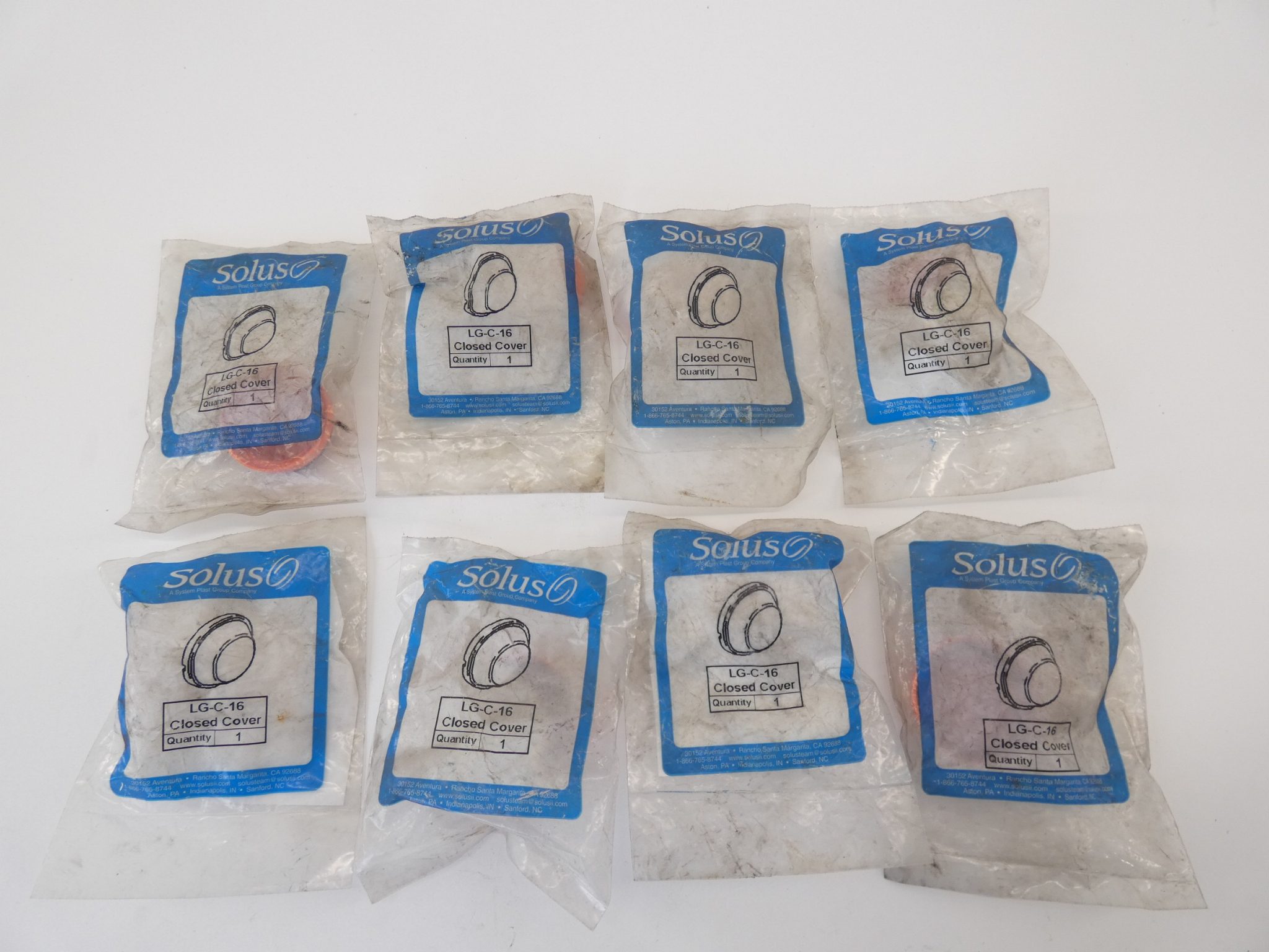 *Lot of 8* Valu Guide LG-C-16 Cover And O-Ring Kit Solus – GPM Surplus