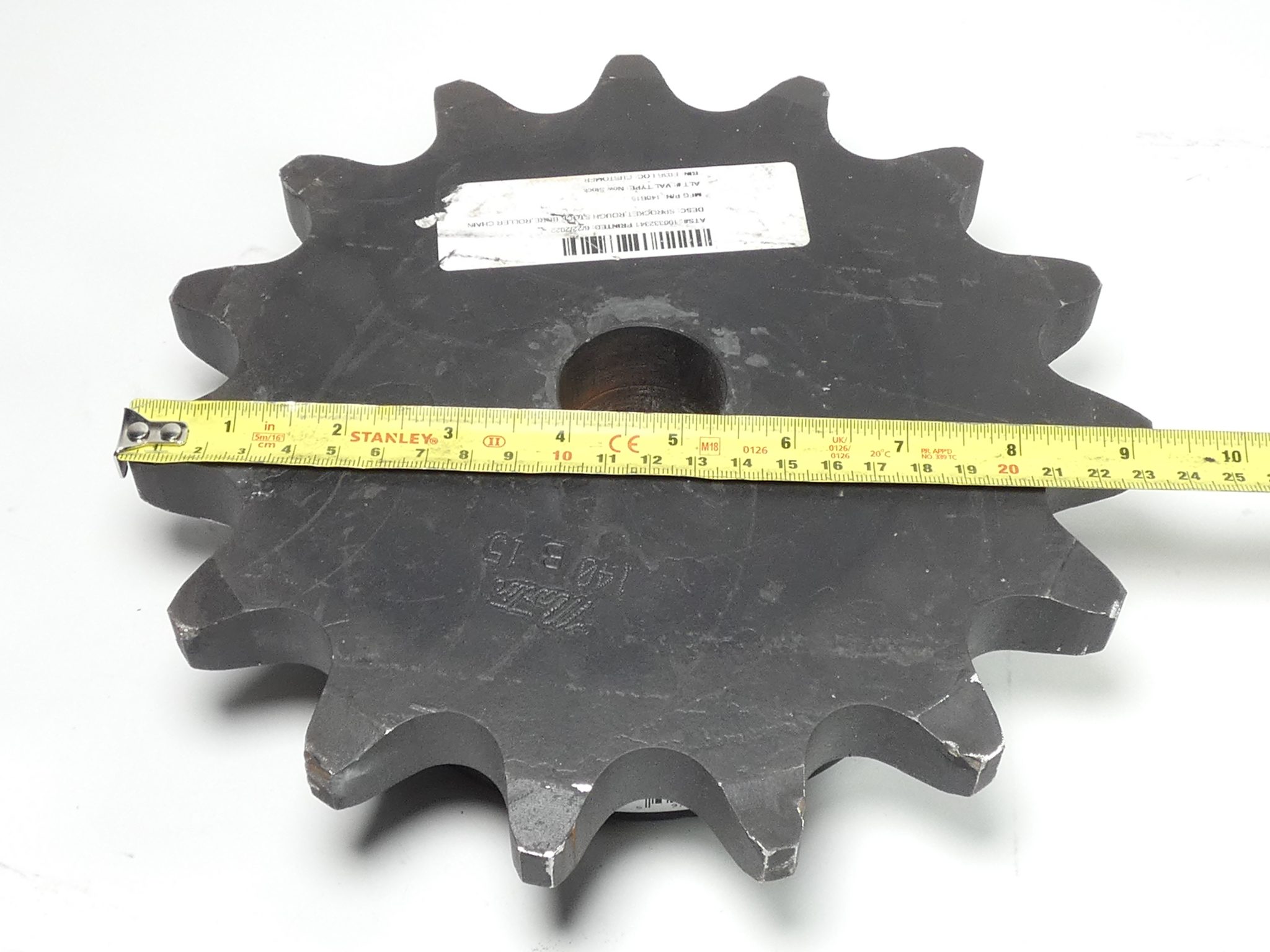 Martin 140B15 Roller Chain Sprocket 1-1/2″ Bore 15-Teeth – GPM Surplus