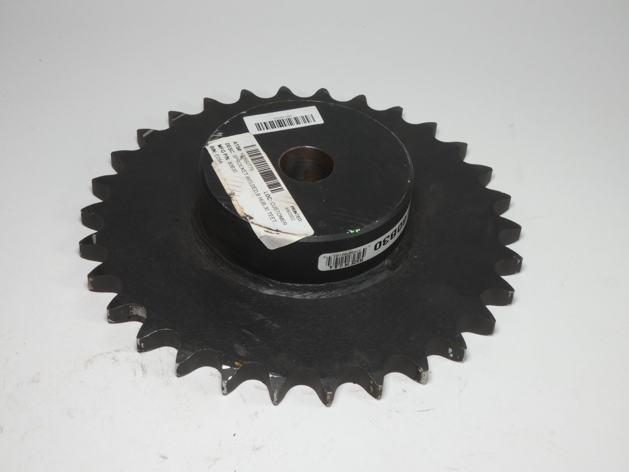 Martin 80B30 Welded B Hub Chain Sprocket 1-3/16″ Bore 30-Teeth – GPM ...