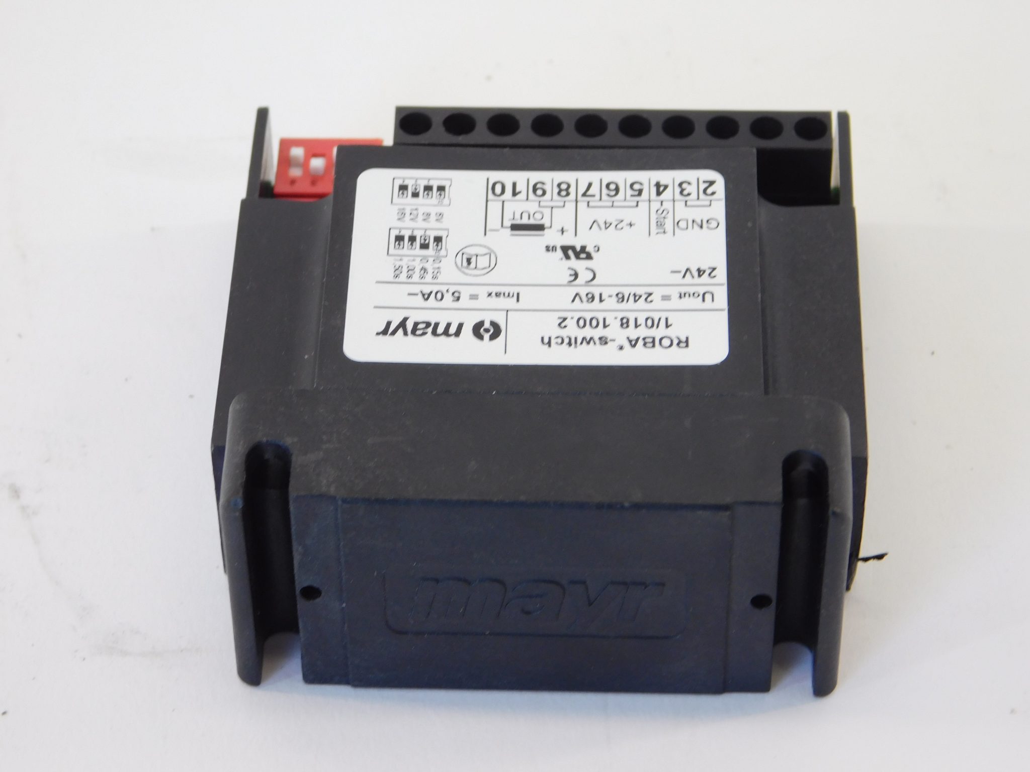 Mayr 1/018.100.2 Fast-Switching Module 8185947 – GPM Surplus
