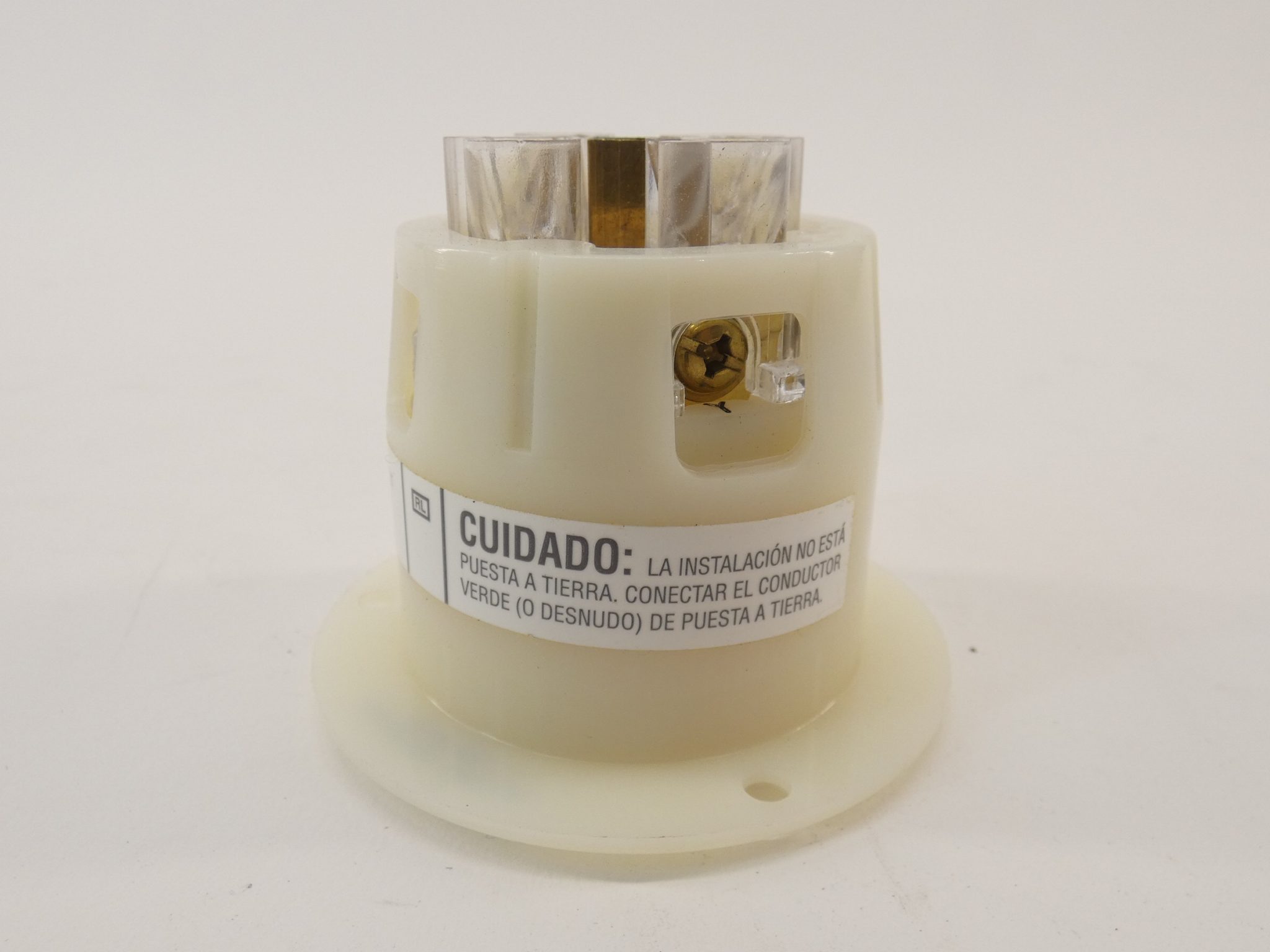 Hubbell HBL2816 Flanged Receptacle 30A 120/208VAC Insulgrip HBL Twist ...