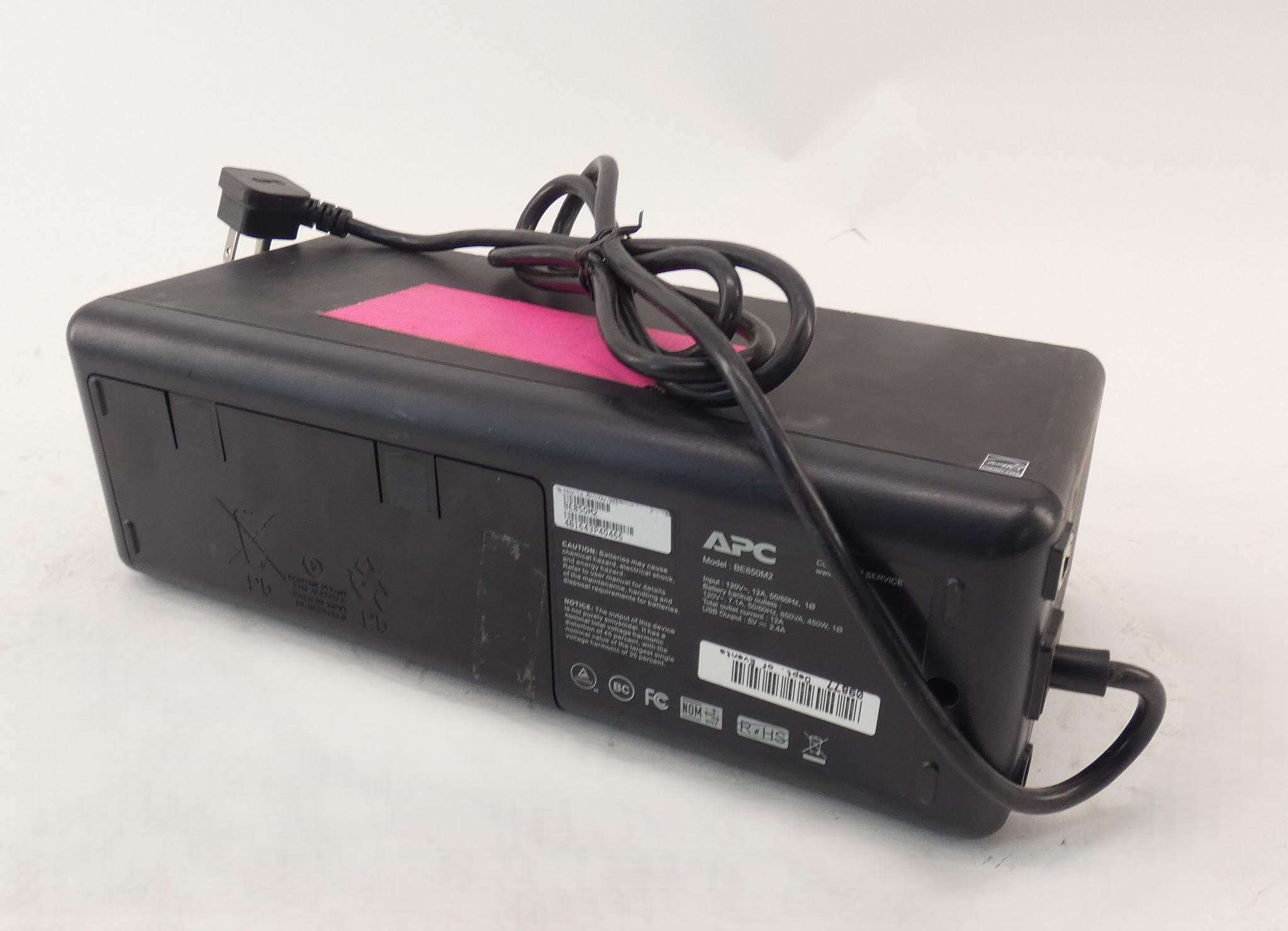 APC BE850M2 Surge Protector W/ Battery Backup 120V 60Hz 12A – GPM Surplus