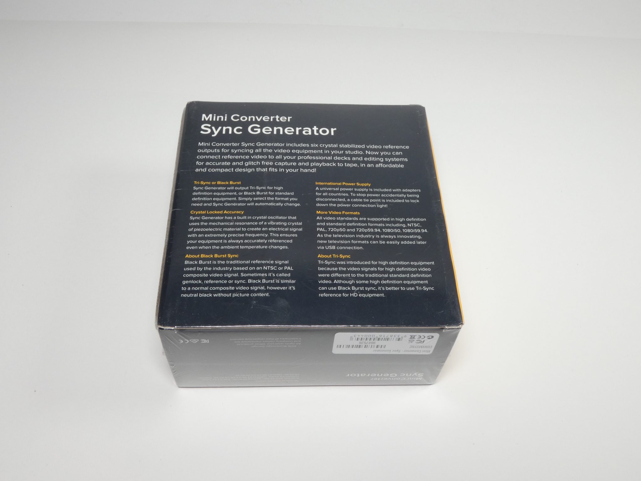 Blackmagic Design CONVMSYNC Mini Converter Sync Generator – GPM Surplus