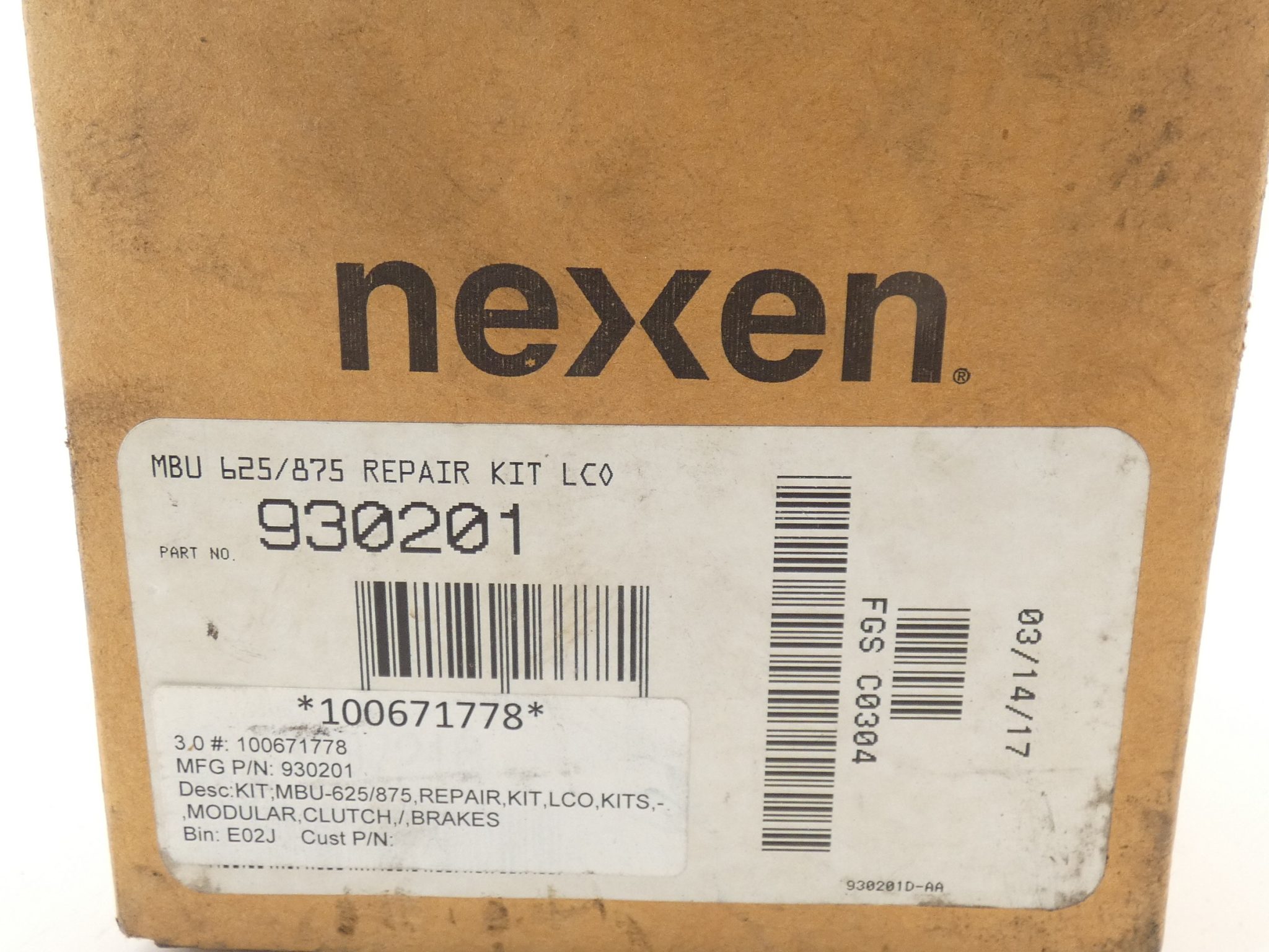 Nexen 930201 MBU 625/875 Repair Kit – GPM Surplus