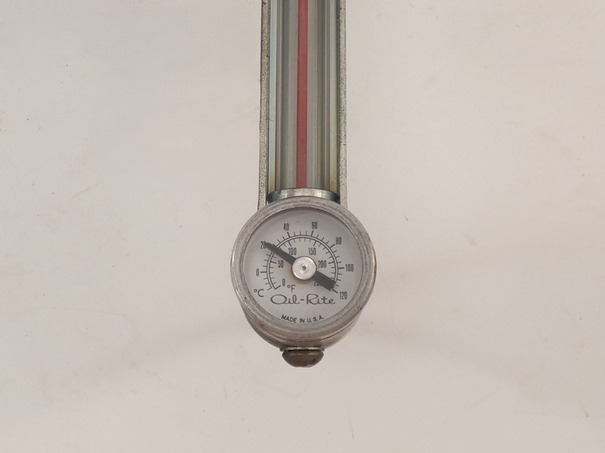 Oil-Rite B-1557-1 Liquid Level Thermometer Gauge – GPM Surplus