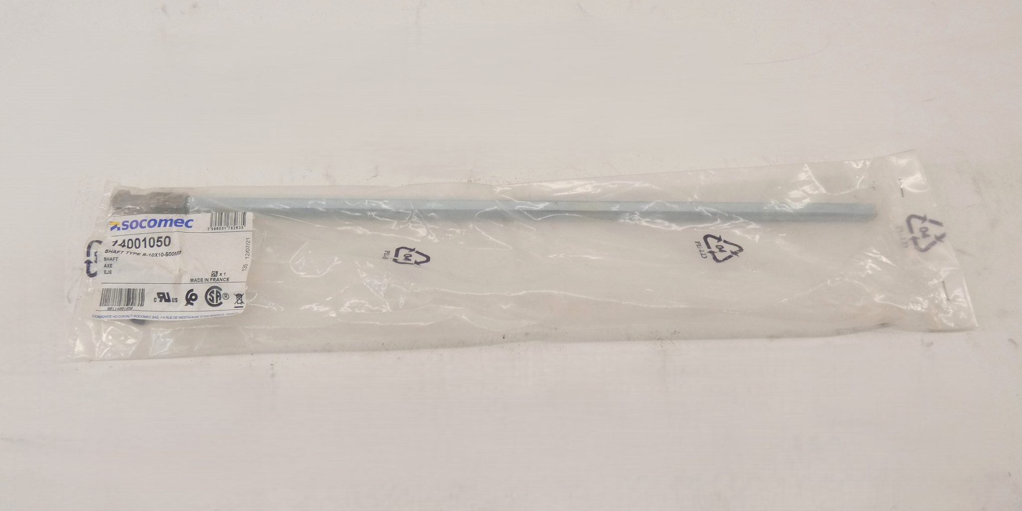 Socomec 14001050 Shaft Type S for External Handle 10 x 10 x 500mm – GPM ...
