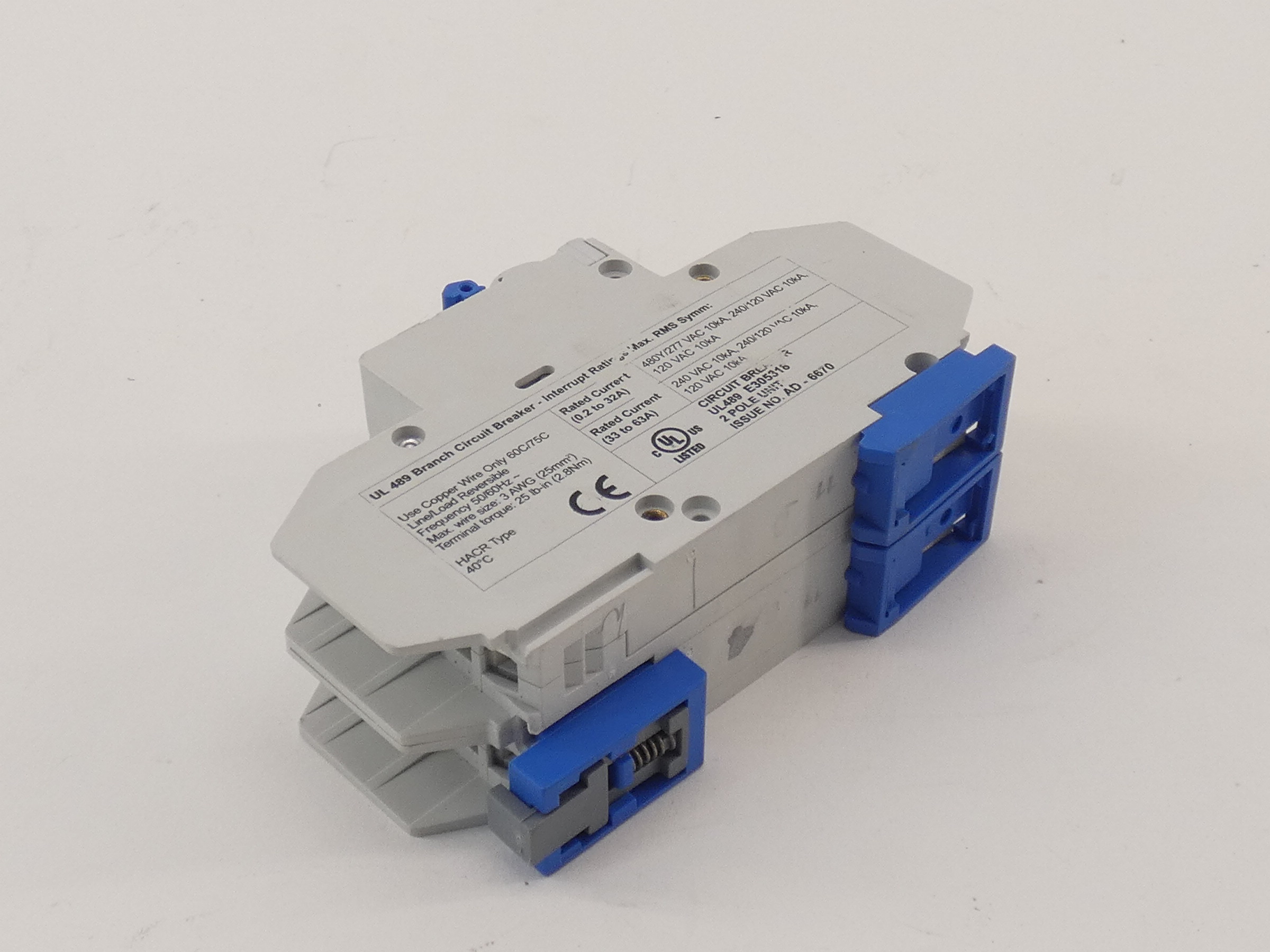Altech UL489 Circuit Breaker 2P 50/60Hz 32-63A 120-480V – GPM Surplus