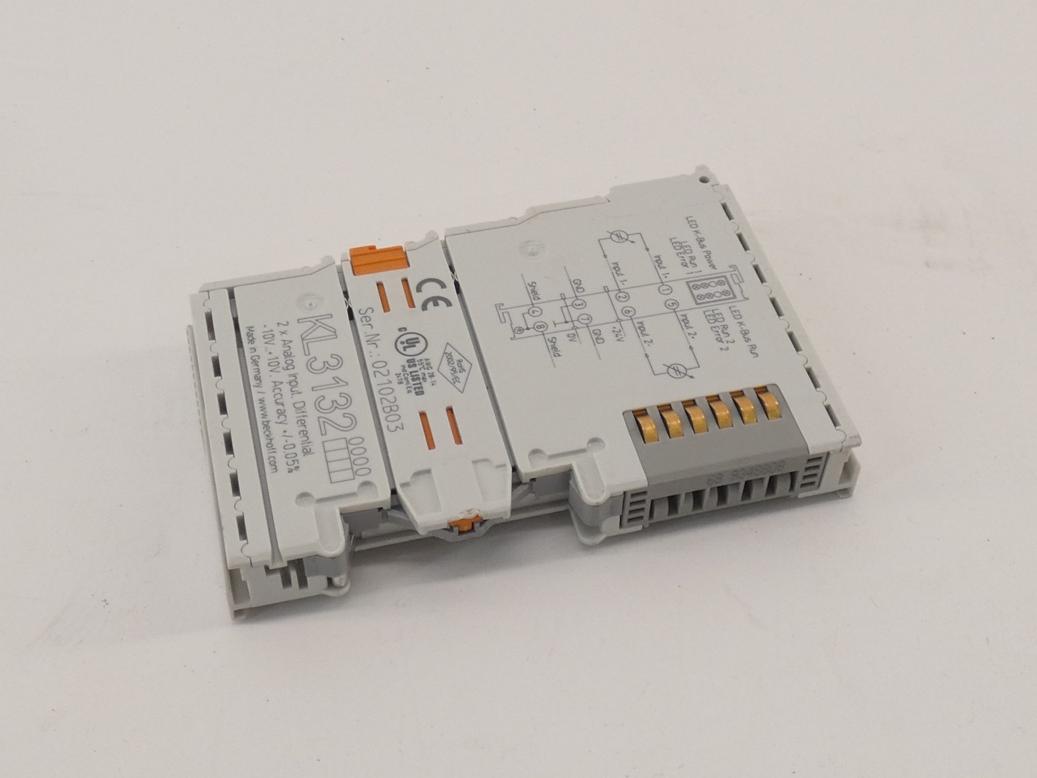 Beckhoff KL3132 Analog Input Differential – GPM Surplus