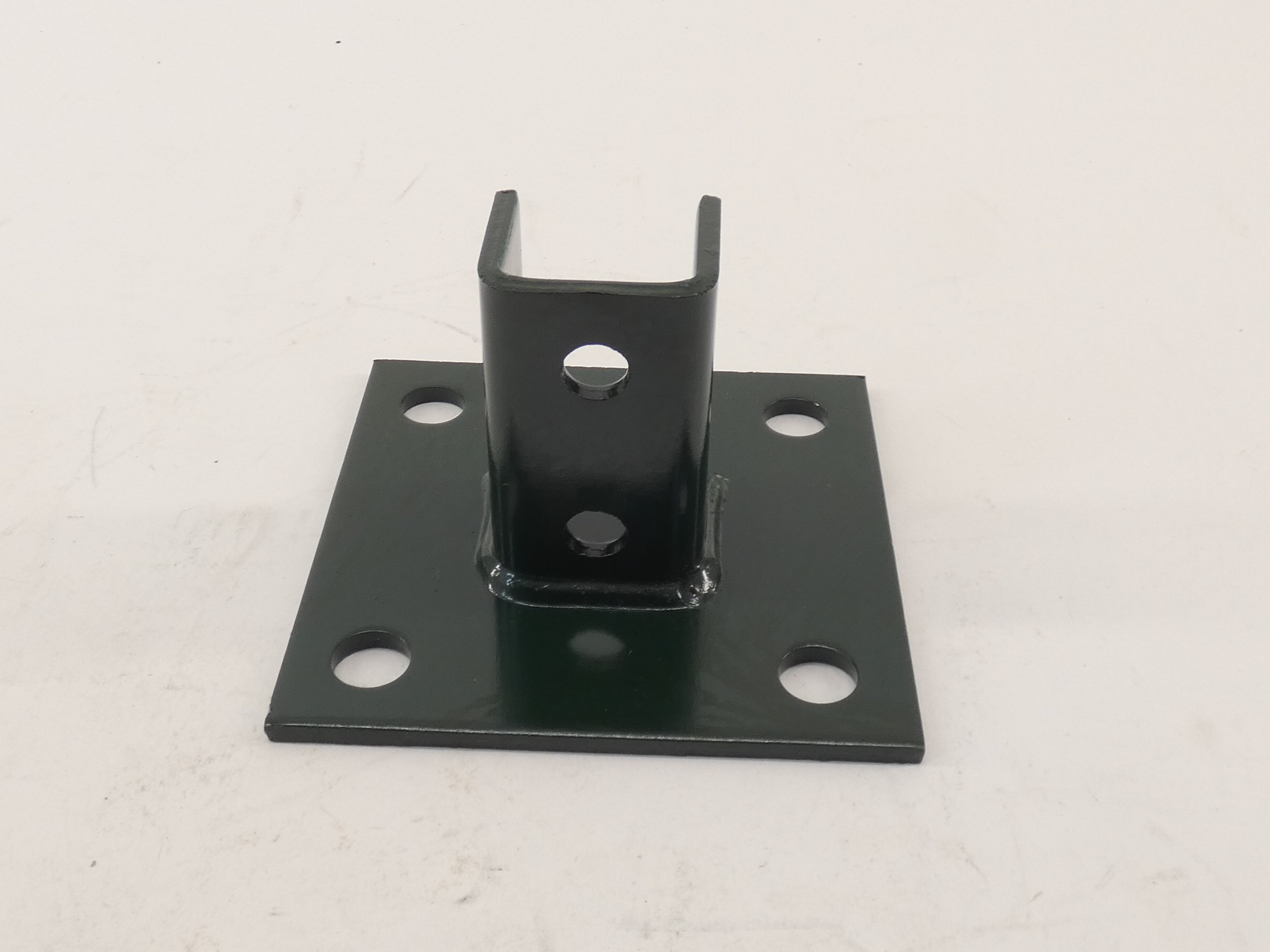 *Box of 5* P140000GR Green Plated Single Channel Post Base 6″ x 6 ...