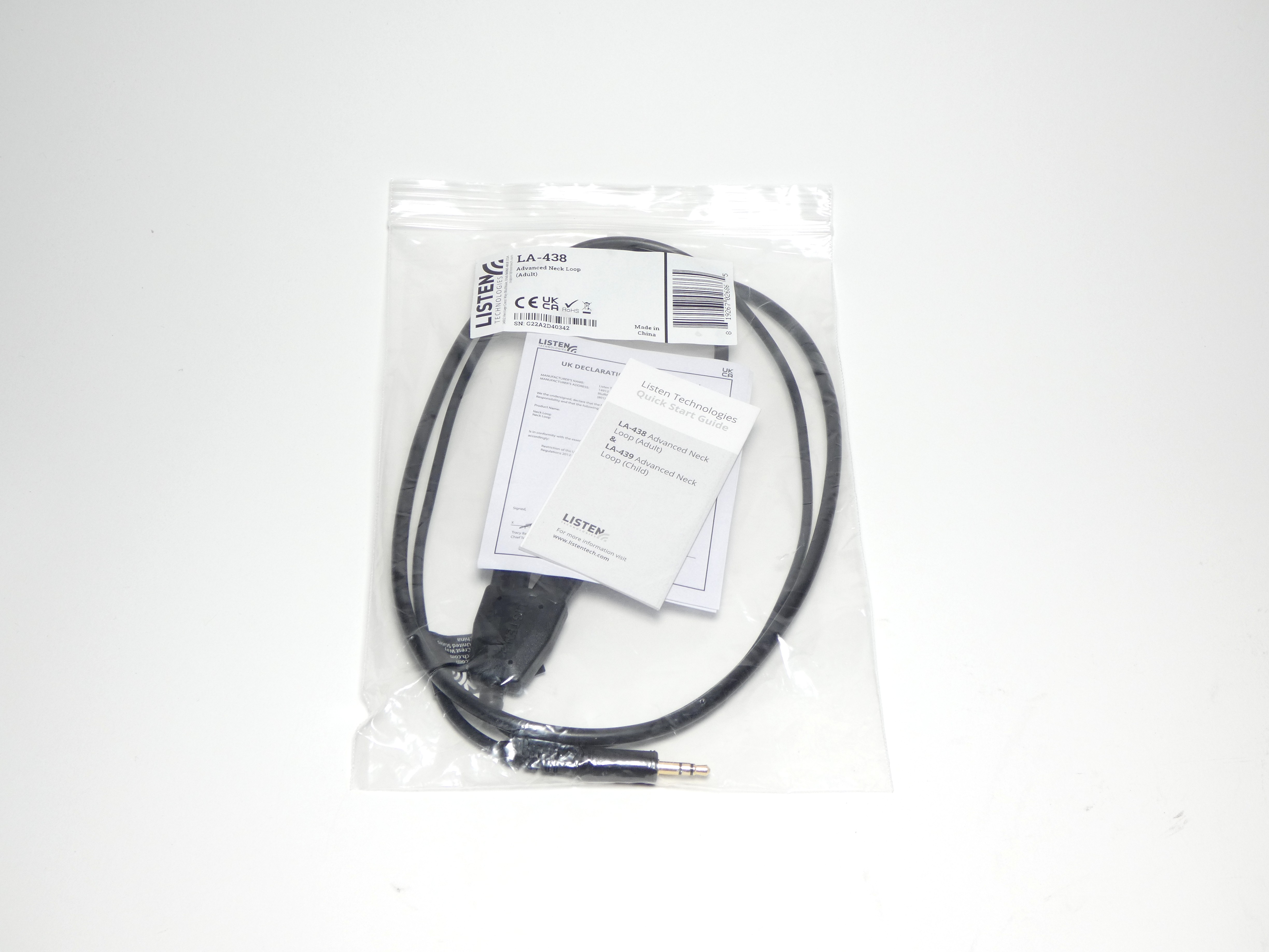 Listen Technologies LA-438 Advanced Neck Loop Adult – GPM Surplus