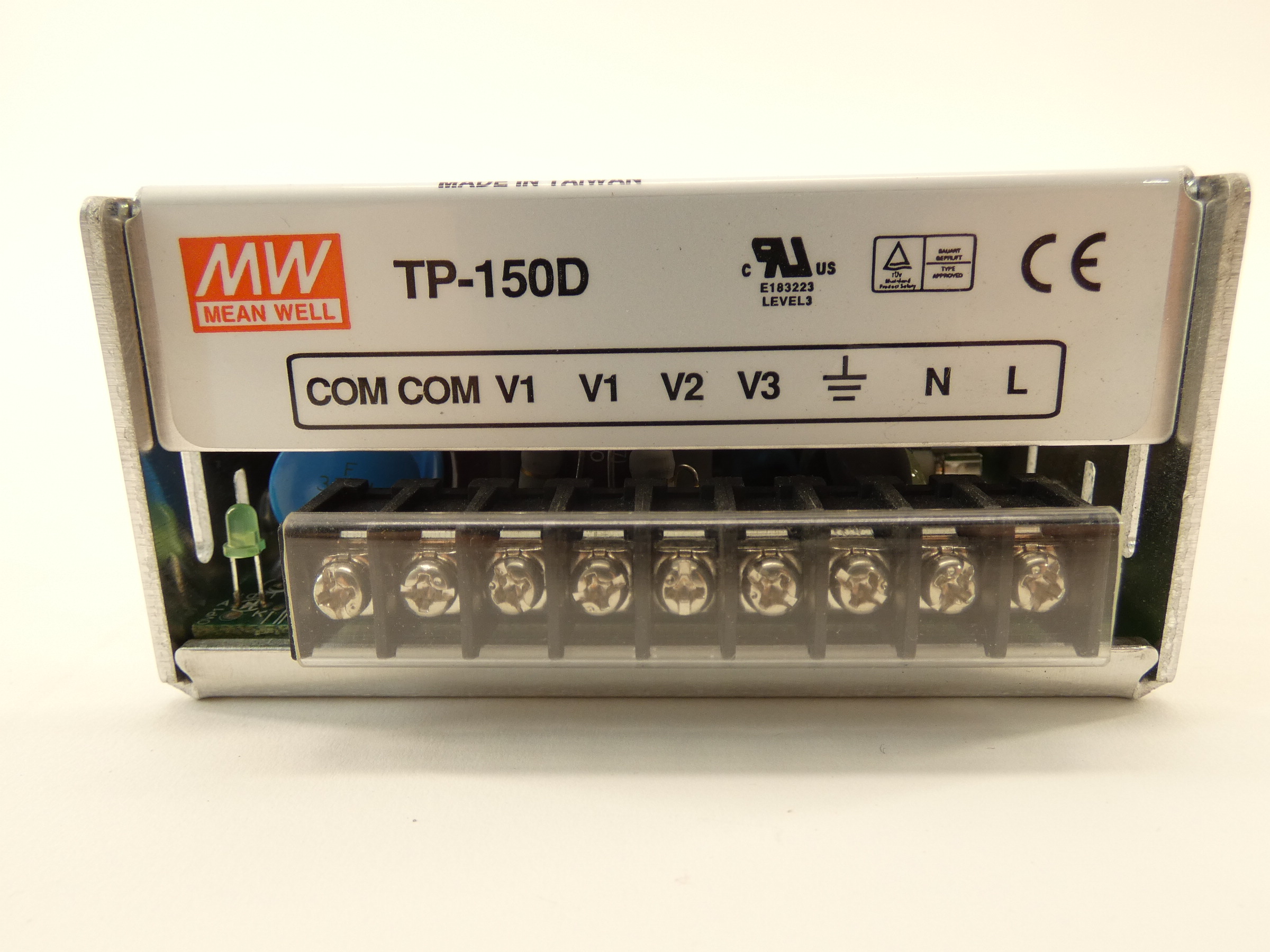 Mean Well TP-150D Power Supply AC/DC 100-240VAC 2.5A – GPM Surplus