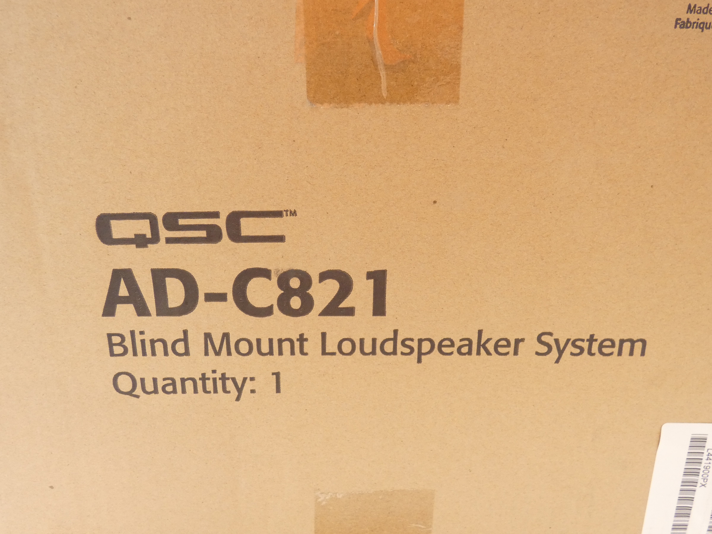 QSC AD-C821 8″ Blind Mount Loudspeaker System 70/100V 16ohms – GPM Surplus