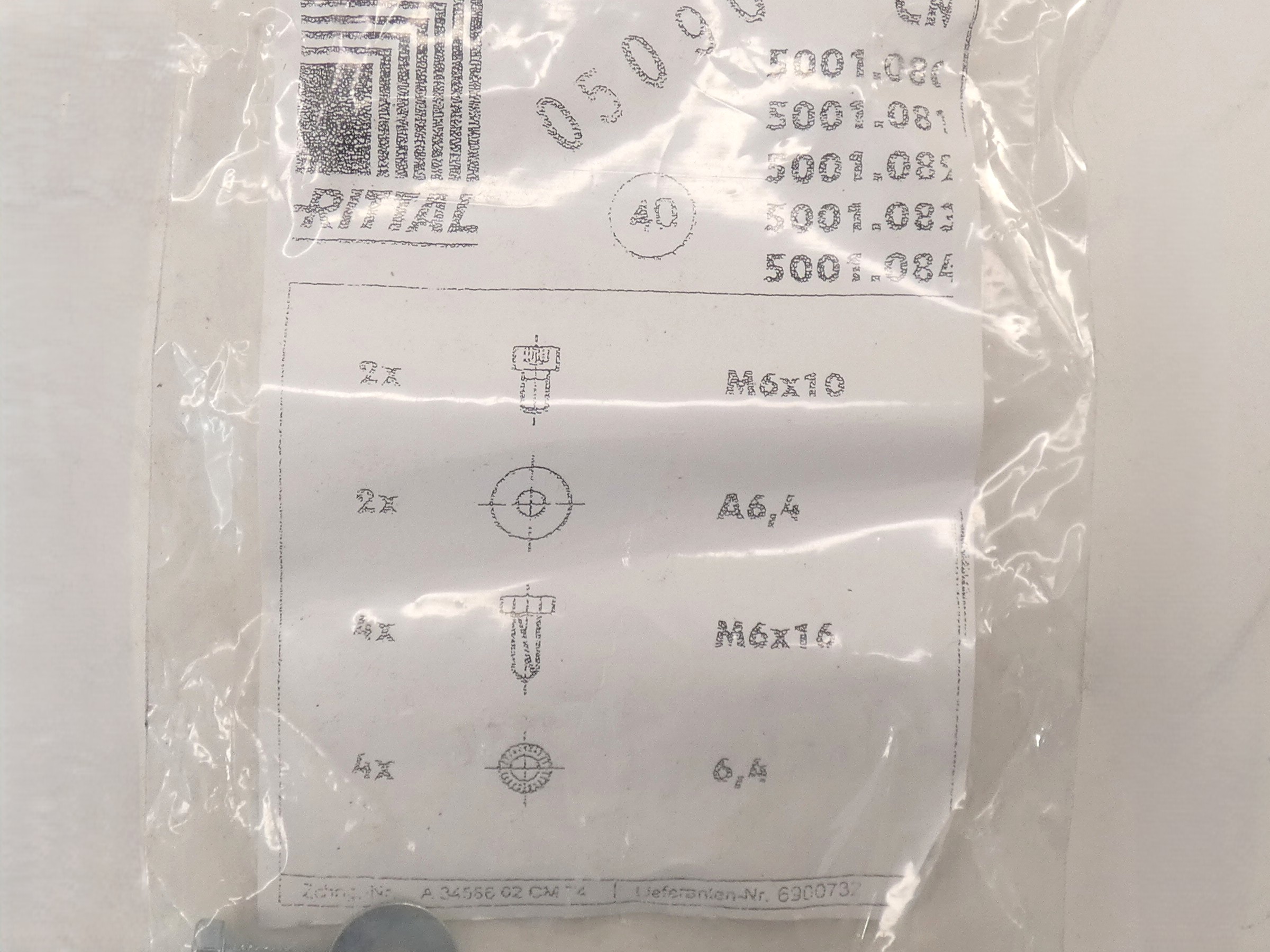 Rittal CM 5001.080 CM Cable Clamp Rail – GPM Surplus