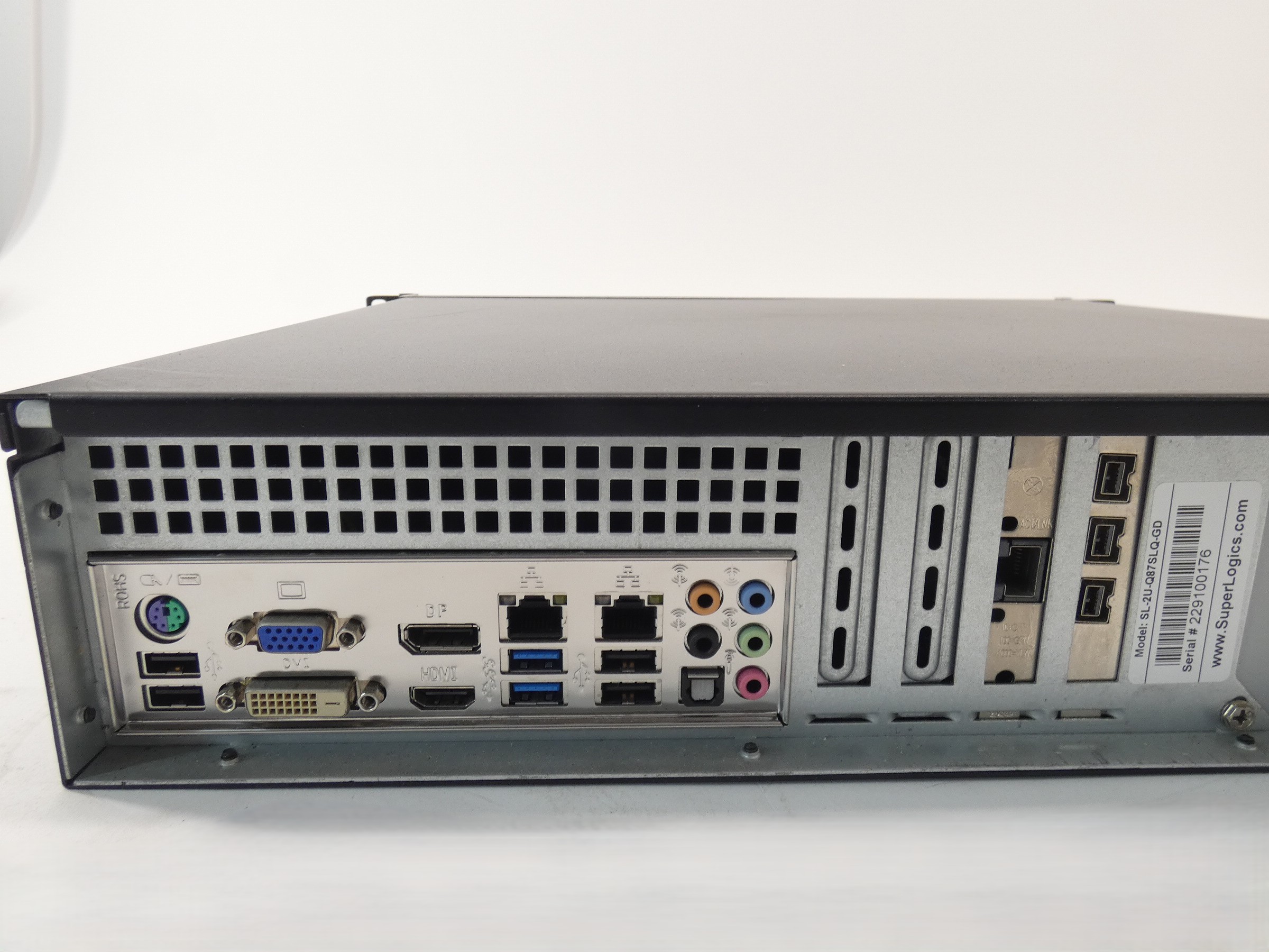 SuperLogics SL-2U-Q87SLQ-GD 2U Rack-Mount PC W/ DVD Recorder – GPM Surplus