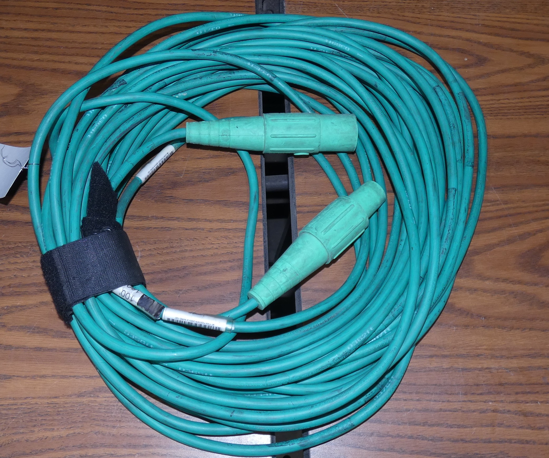 2-Wire 100′ Banded Cam Feeder Cable 400A 600V Green CLS Series Advanced ...