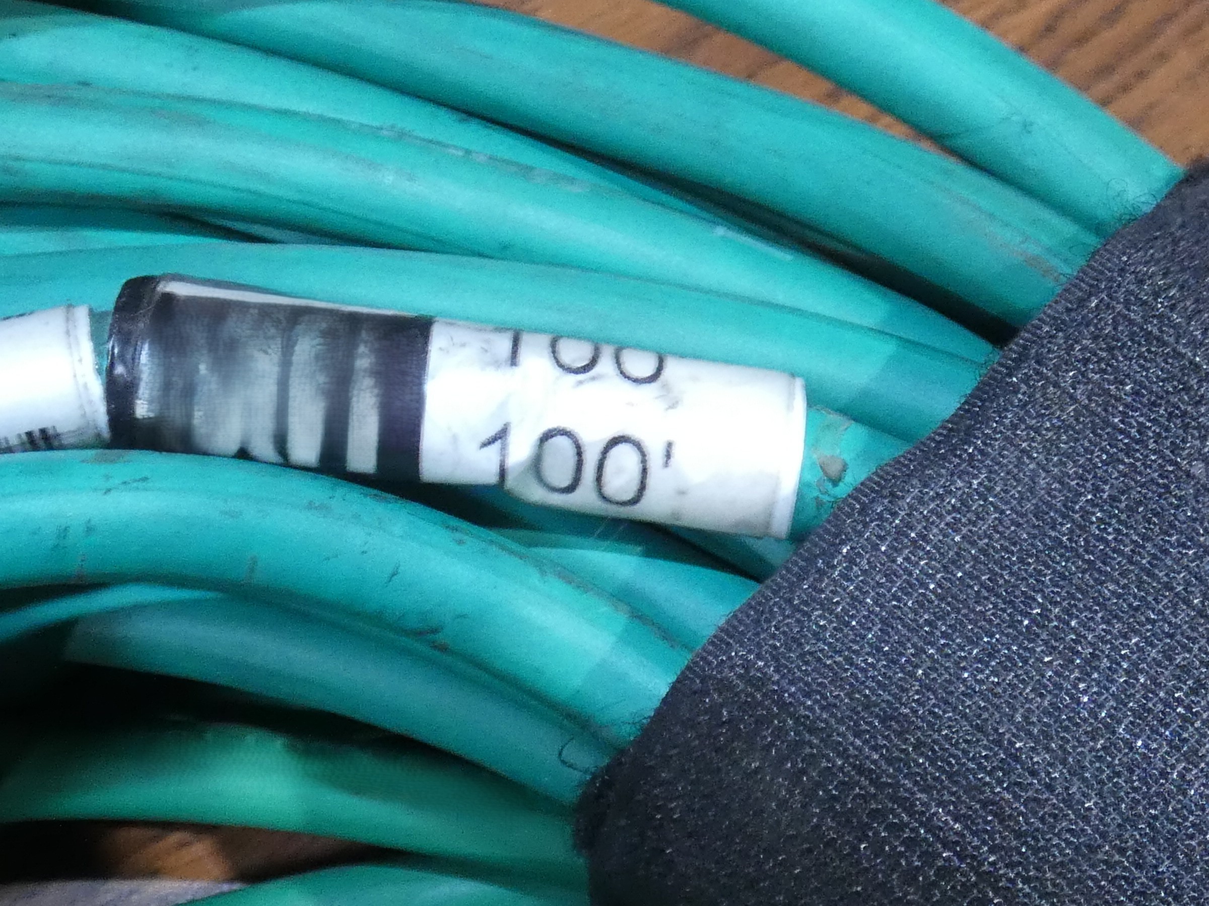 2-Wire 100′ Banded Cam Feeder Cable 400A 600V Green CLS Series Advanced ...