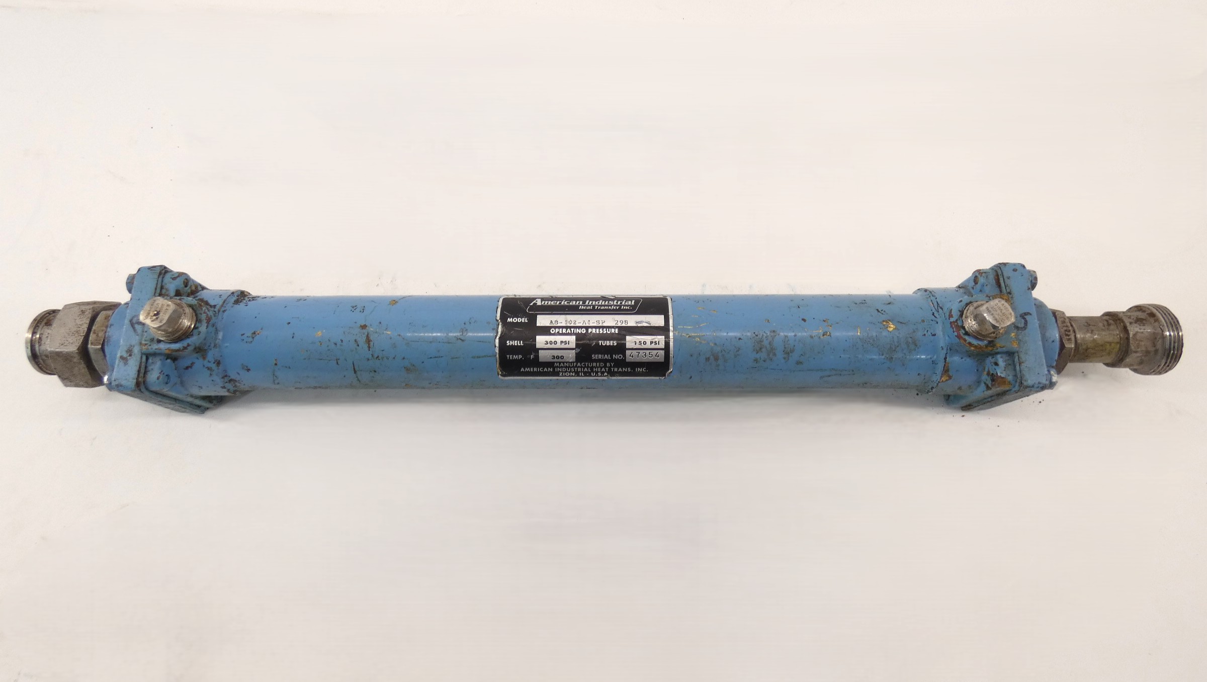 American Industry AB-402-A4-SP 298 Heat Exchange 150-300PSI 300°F – GPM ...