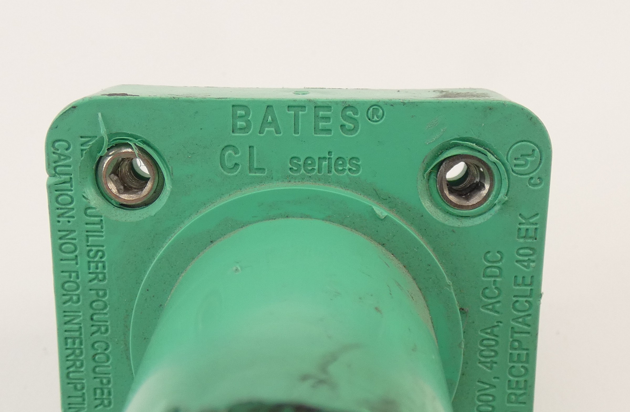 Bates CL Series Green Panel Mount Receptacle 400A 600V AC/DC – GPM Surplus